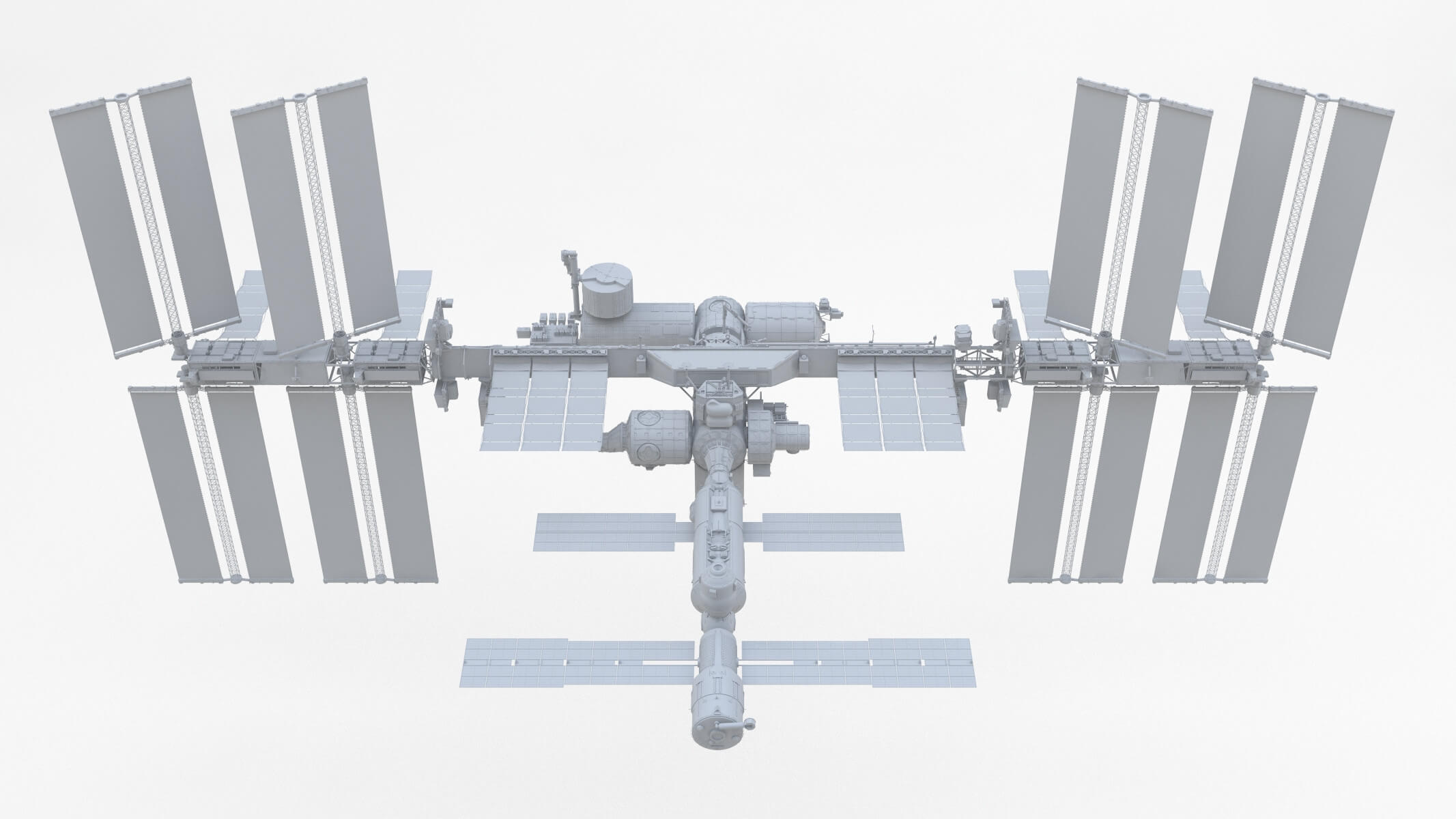 International Space Station (ISS) - 3D Model by frezzy