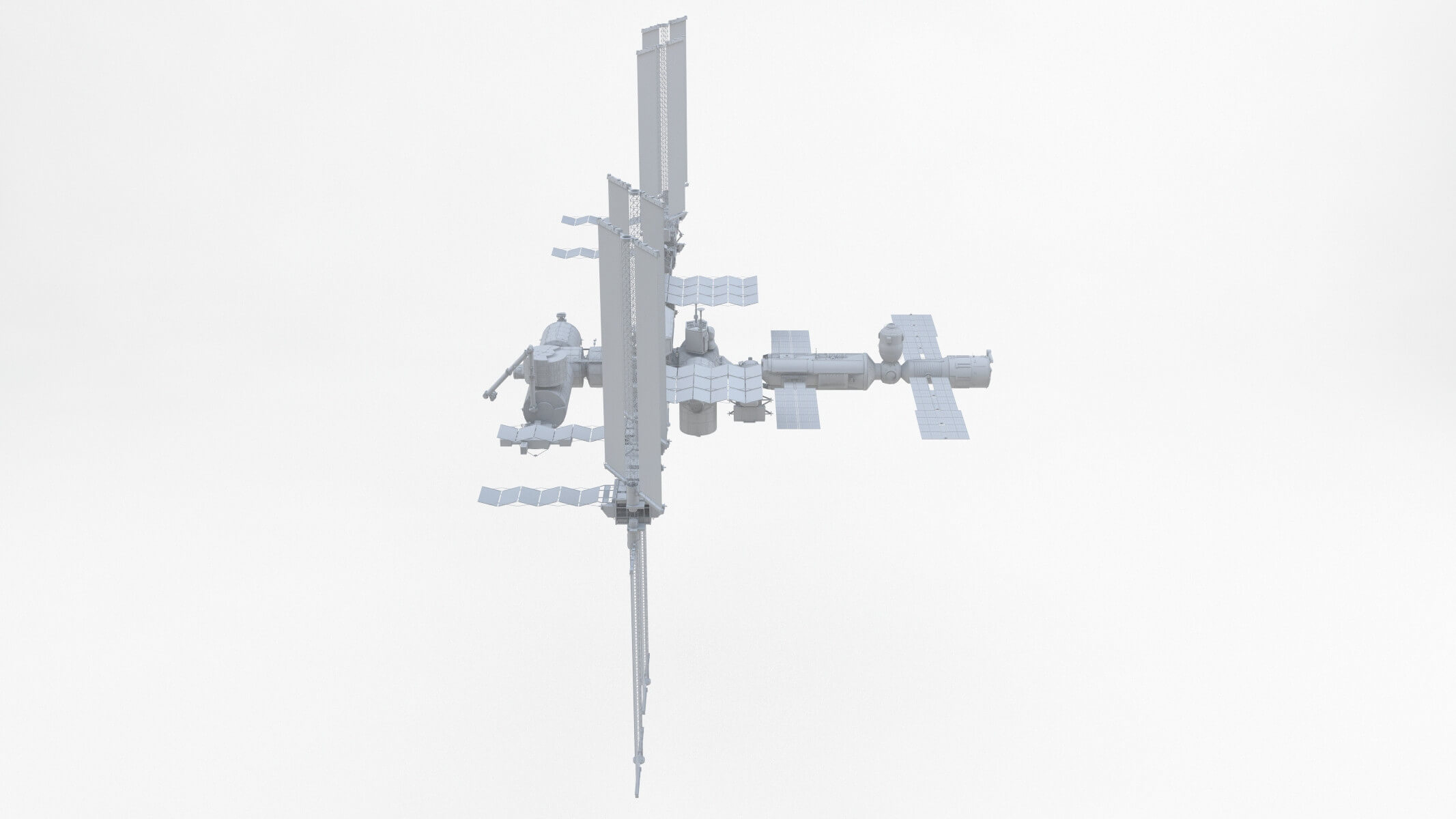 International Space Station (ISS) - 3D Model by frezzy