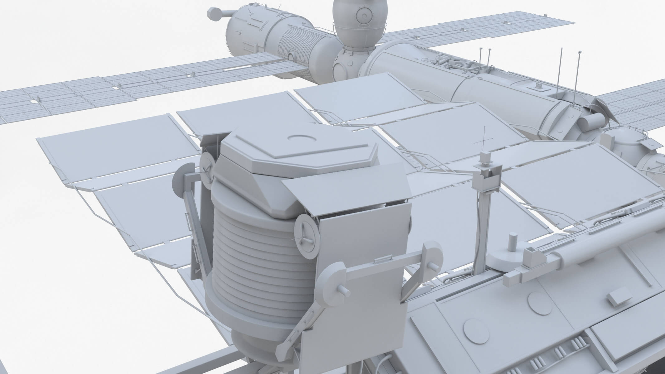 International Space Station (ISS) - 3D Model by frezzy
