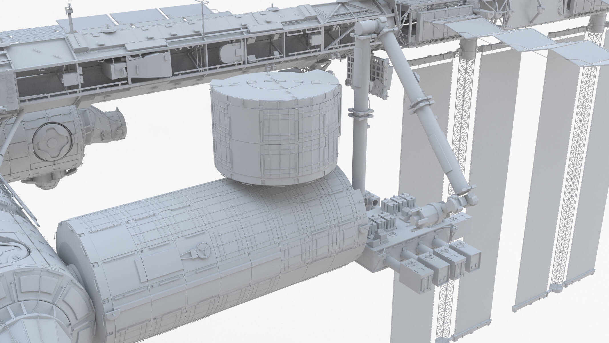 International Space Station (ISS) - 3D Model by frezzy