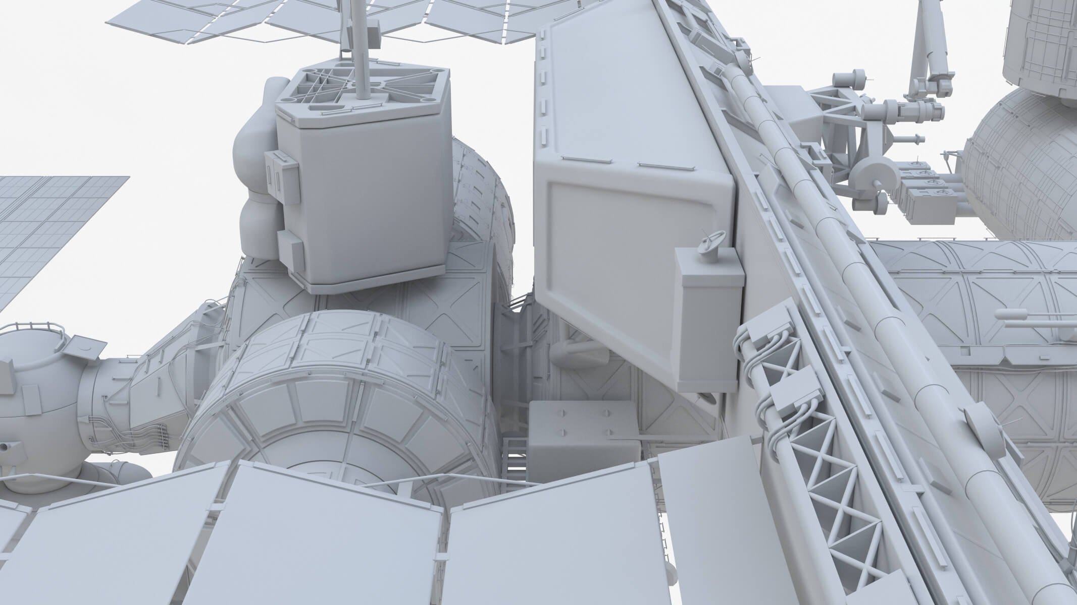 International Space Station (ISS) - 3D Model by frezzy