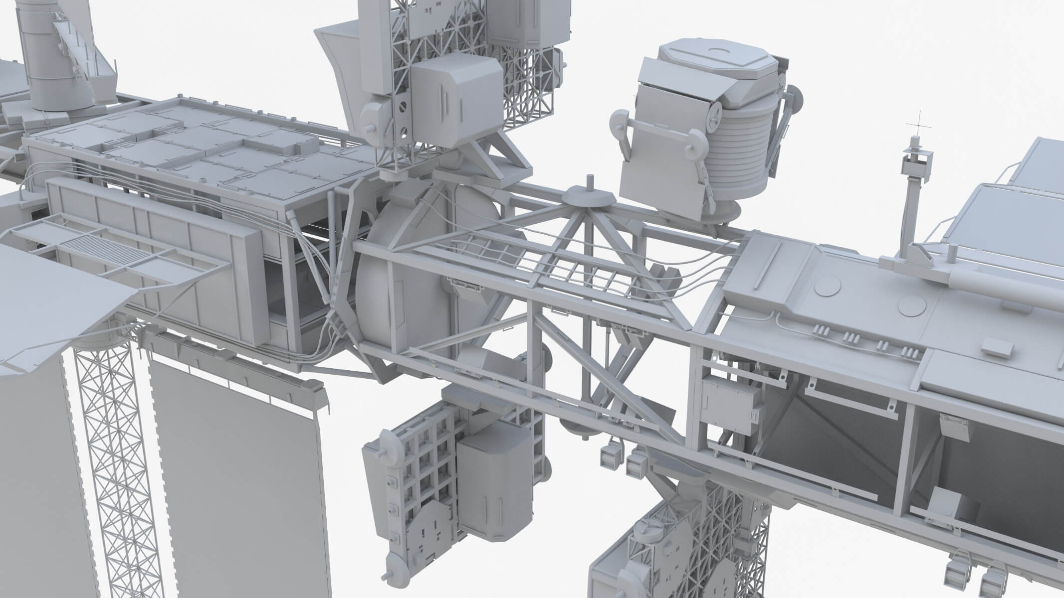 International Space Station (ISS) - 3D Model by frezzy