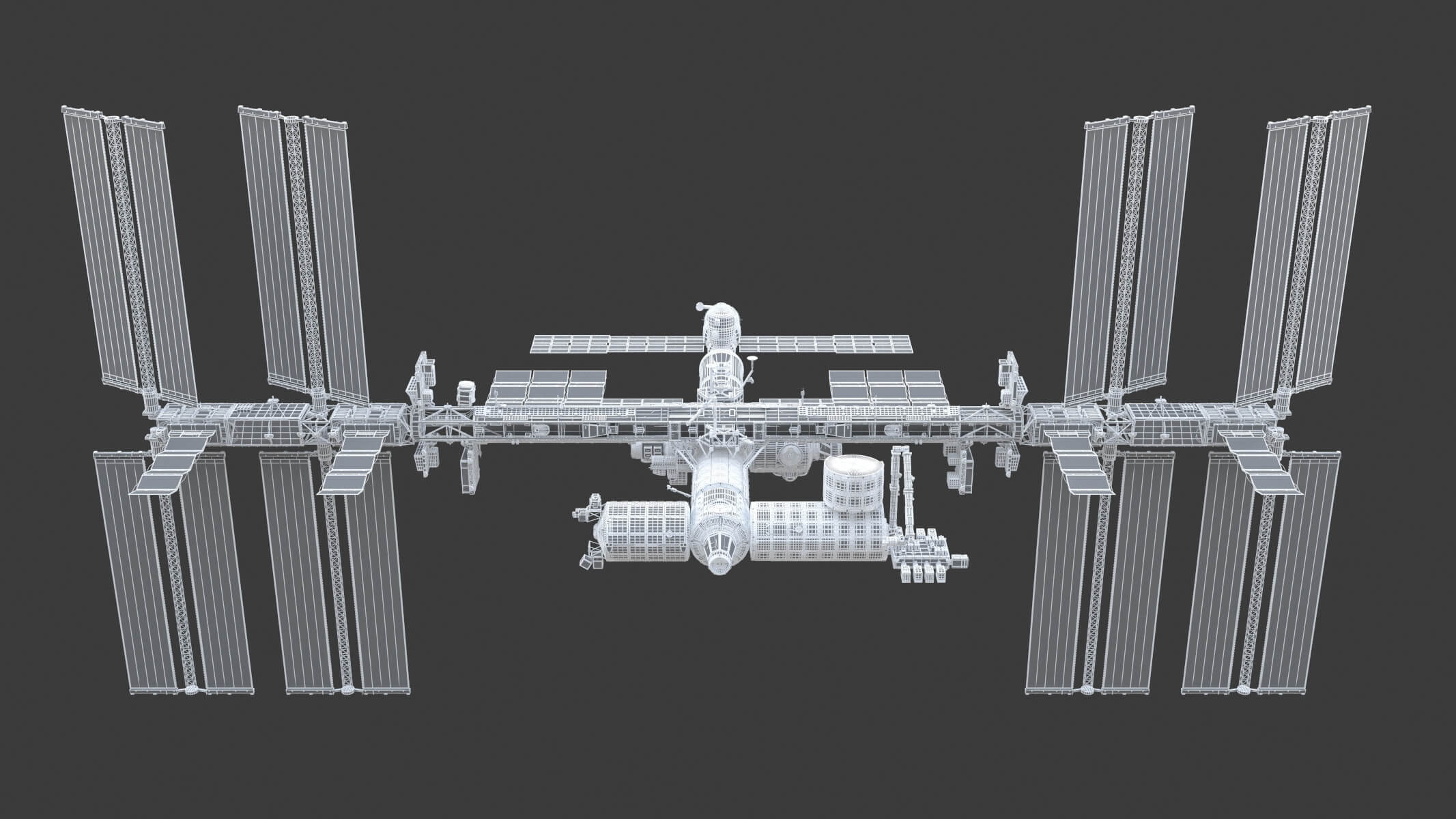 International Space Station (ISS) - 3D Model by frezzy