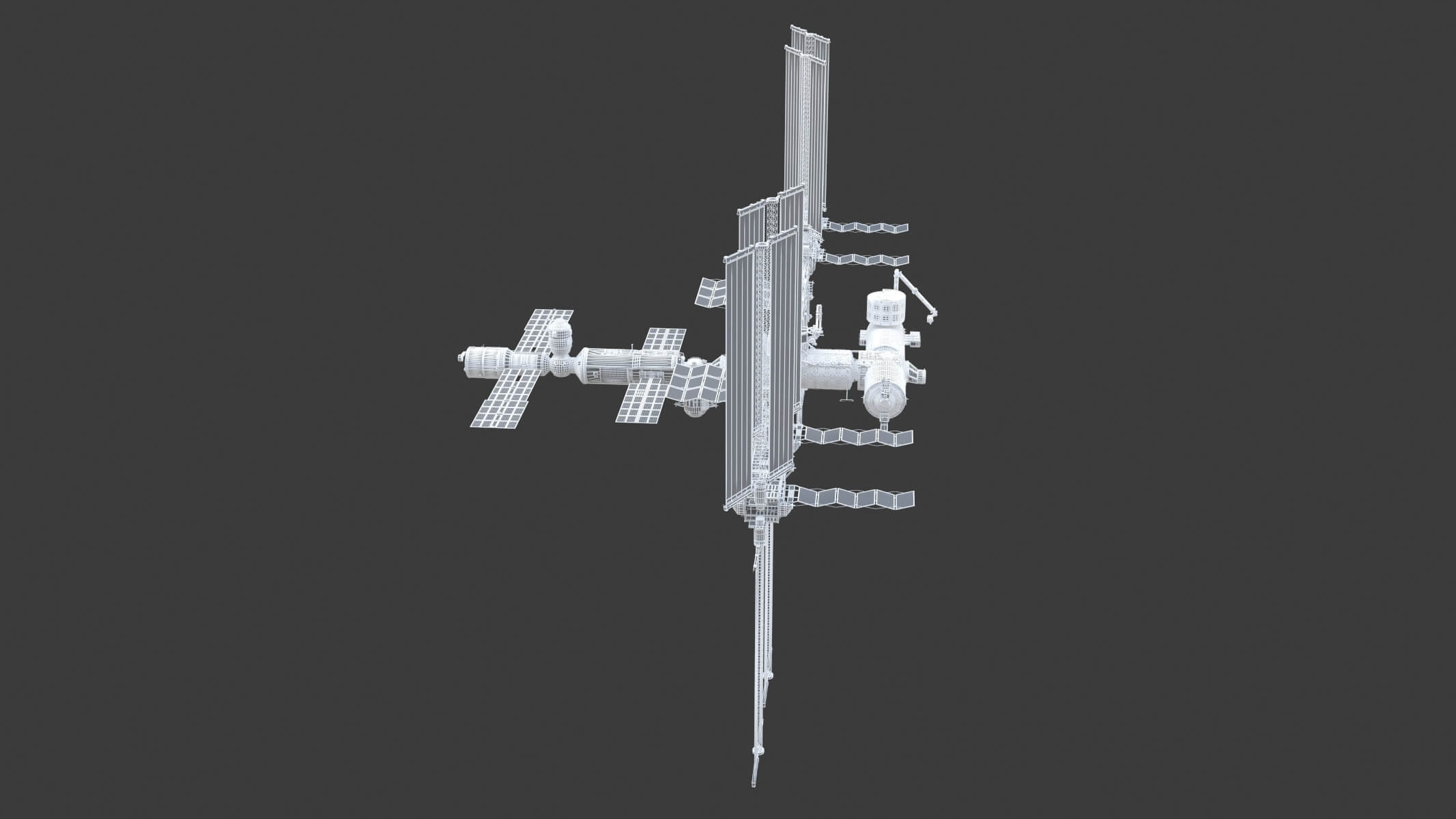 International Space Station (ISS) - 3D Model by frezzy