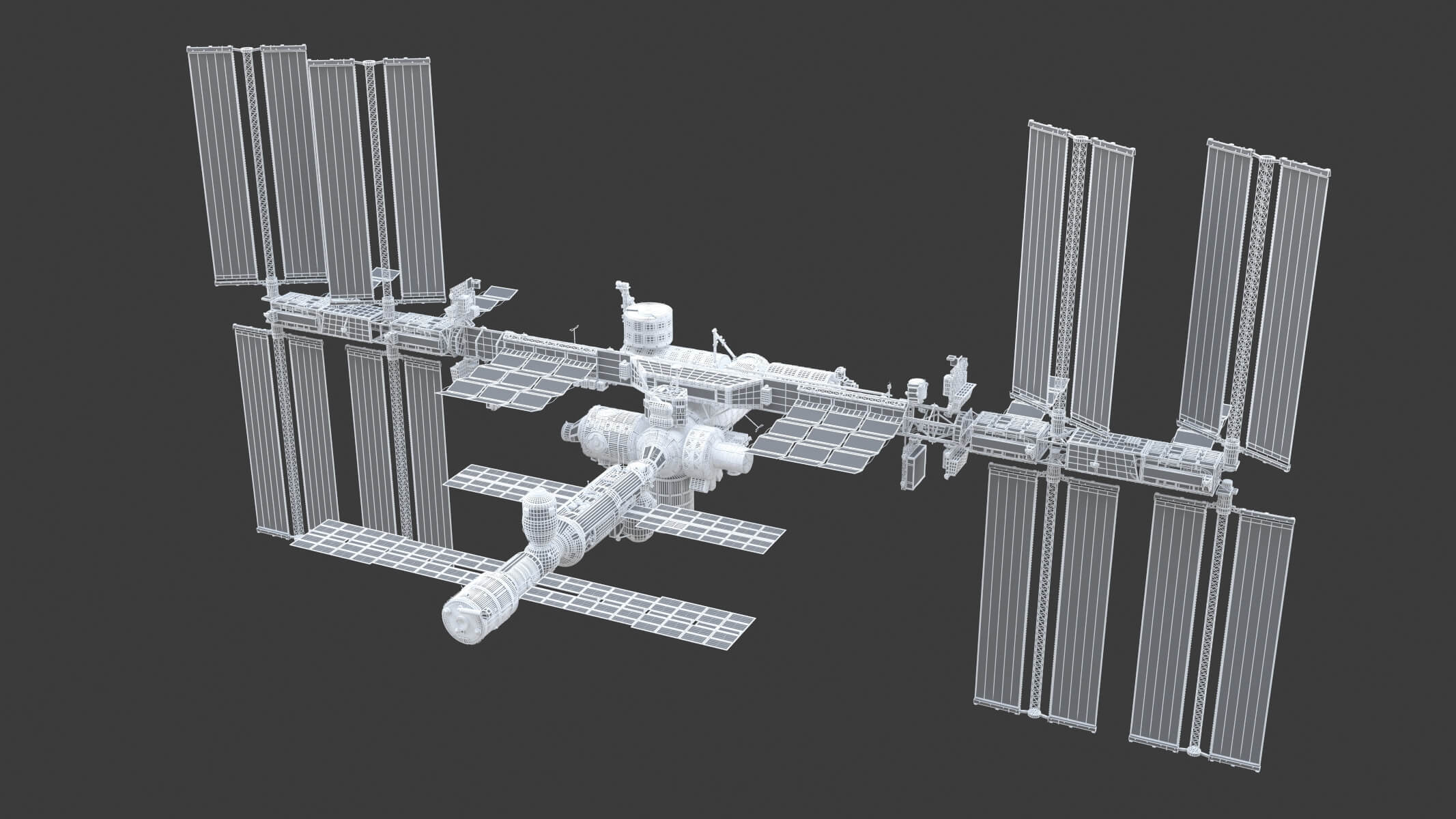 International Space Station (ISS) - 3D Model by frezzy
