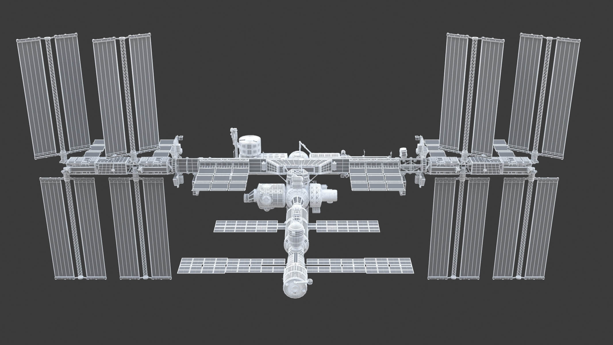International Space Station (ISS) - 3D Model by frezzy