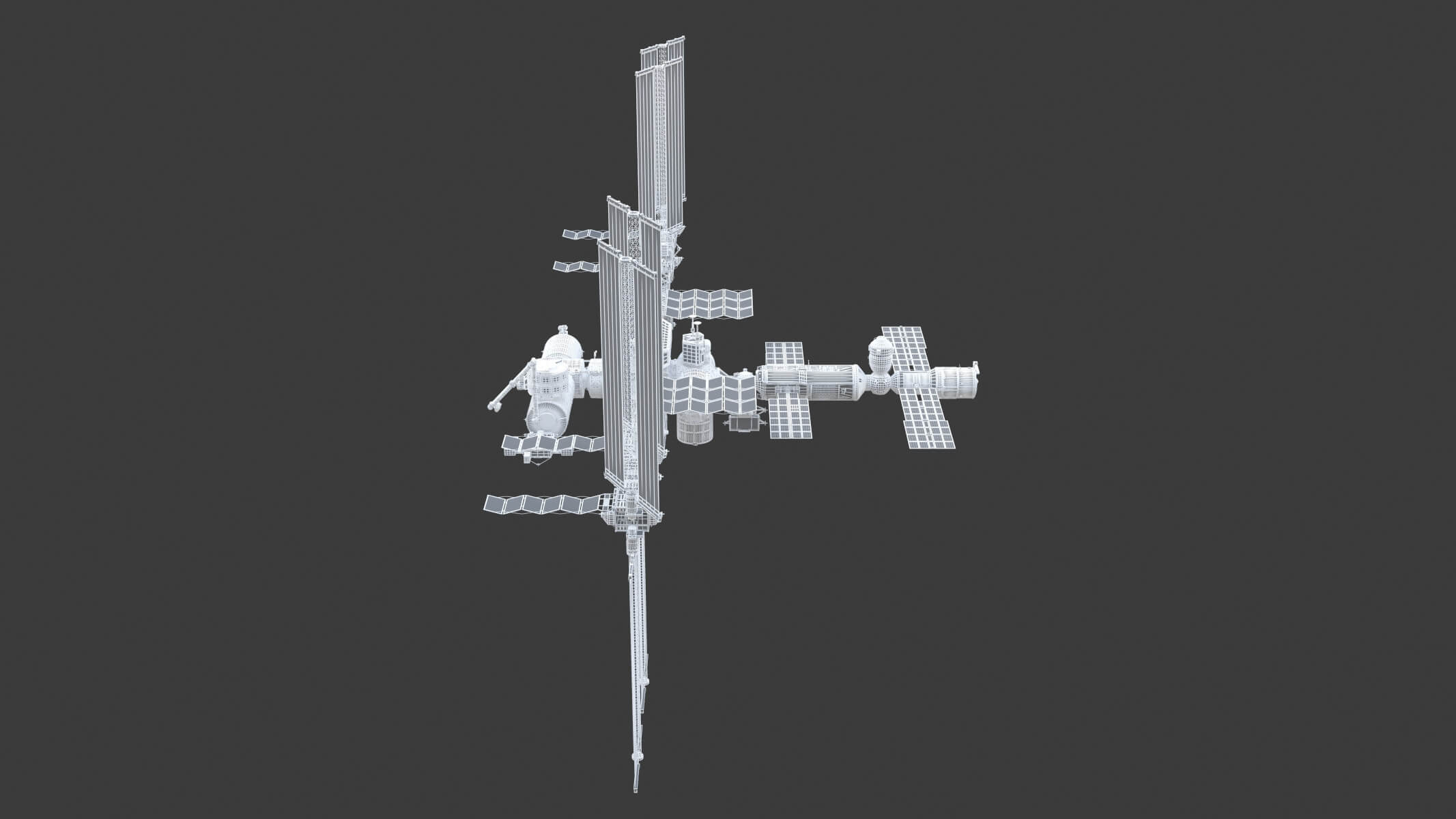 International Space Station (ISS) - 3D Model by frezzy