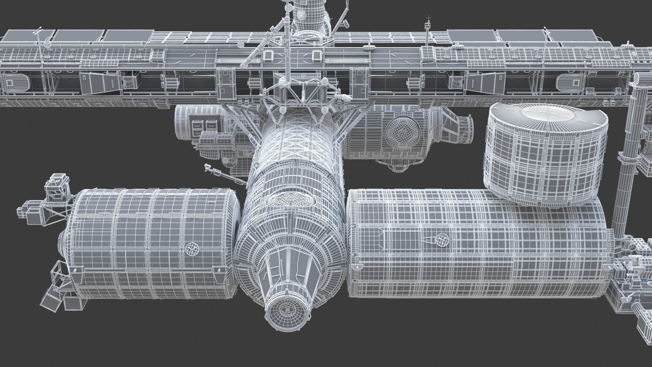 International Space Station (ISS) - 3D Model by frezzy