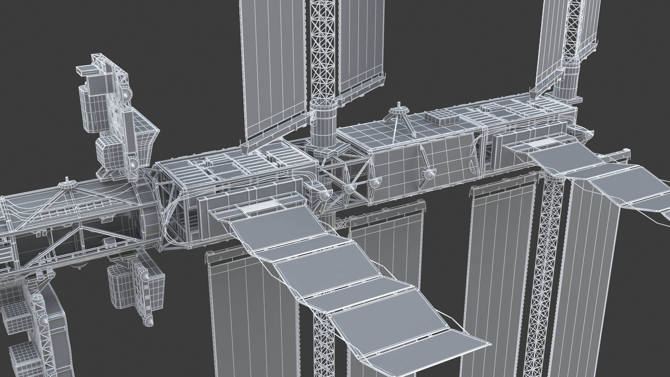 International Space Station (ISS) - 3D Model by frezzy