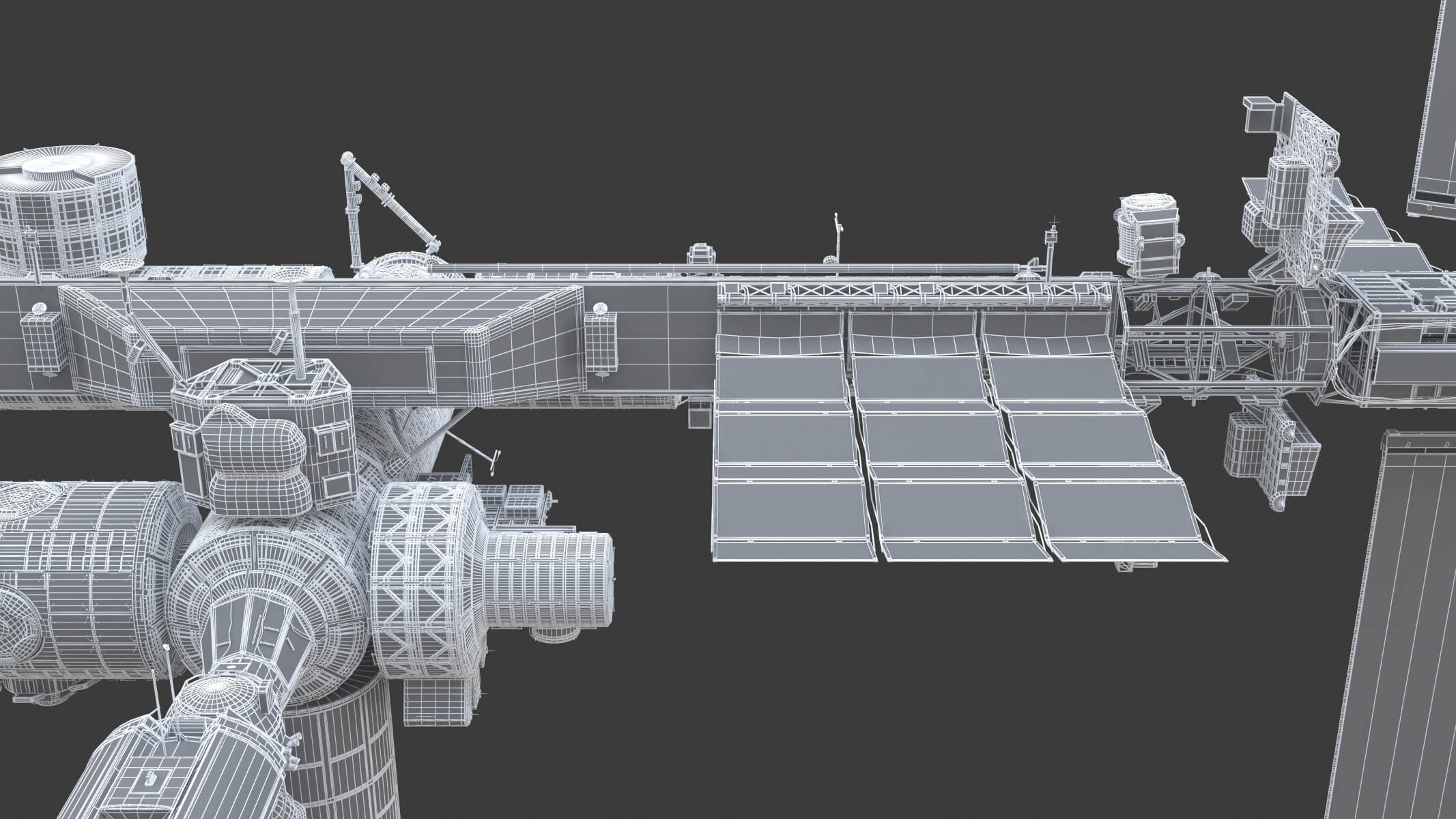 International Space Station (ISS) - 3D Model by frezzy