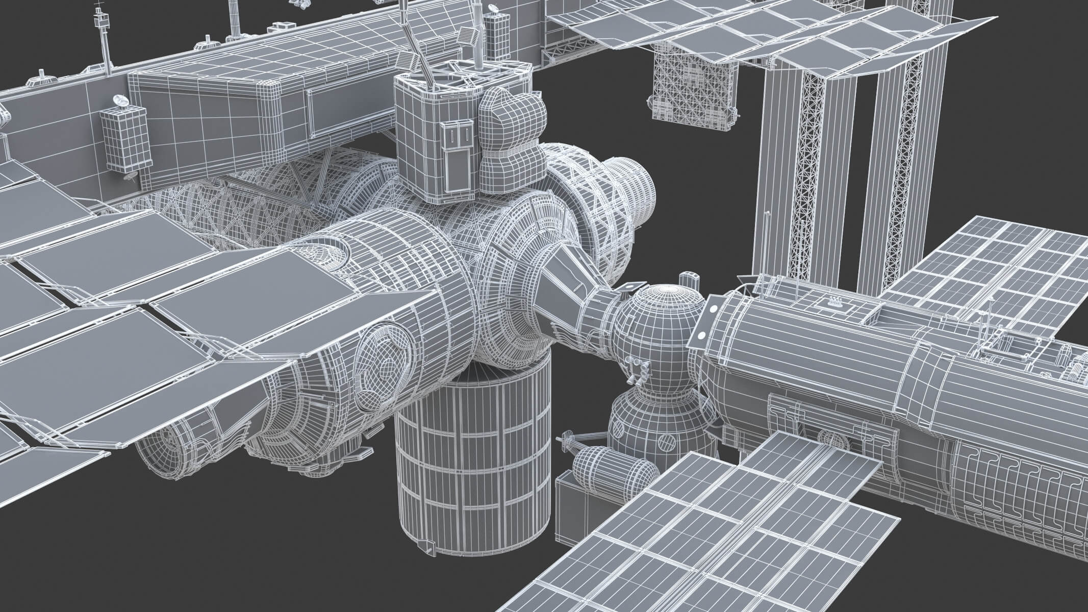 International Space Station (ISS) - 3D Model by frezzy