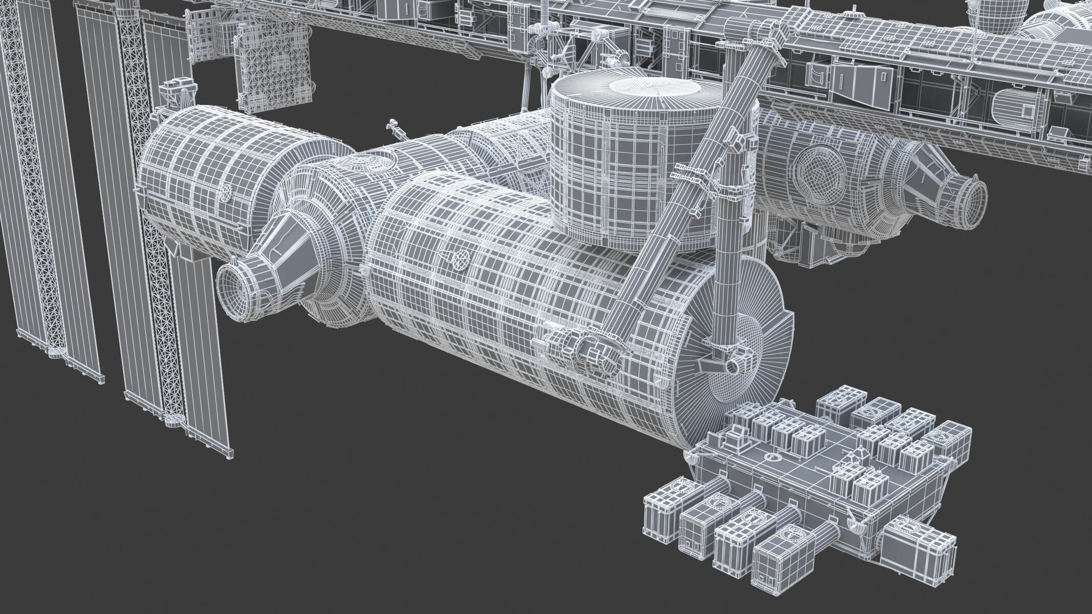 International Space Station (ISS) - 3D Model by frezzy