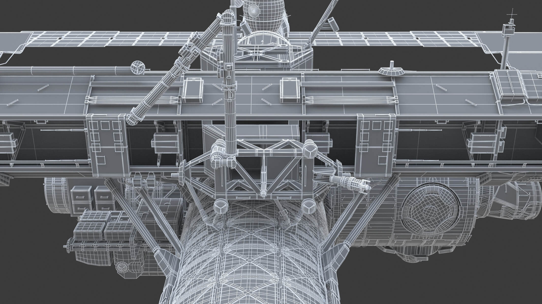 International Space Station (ISS) - 3D Model by frezzy