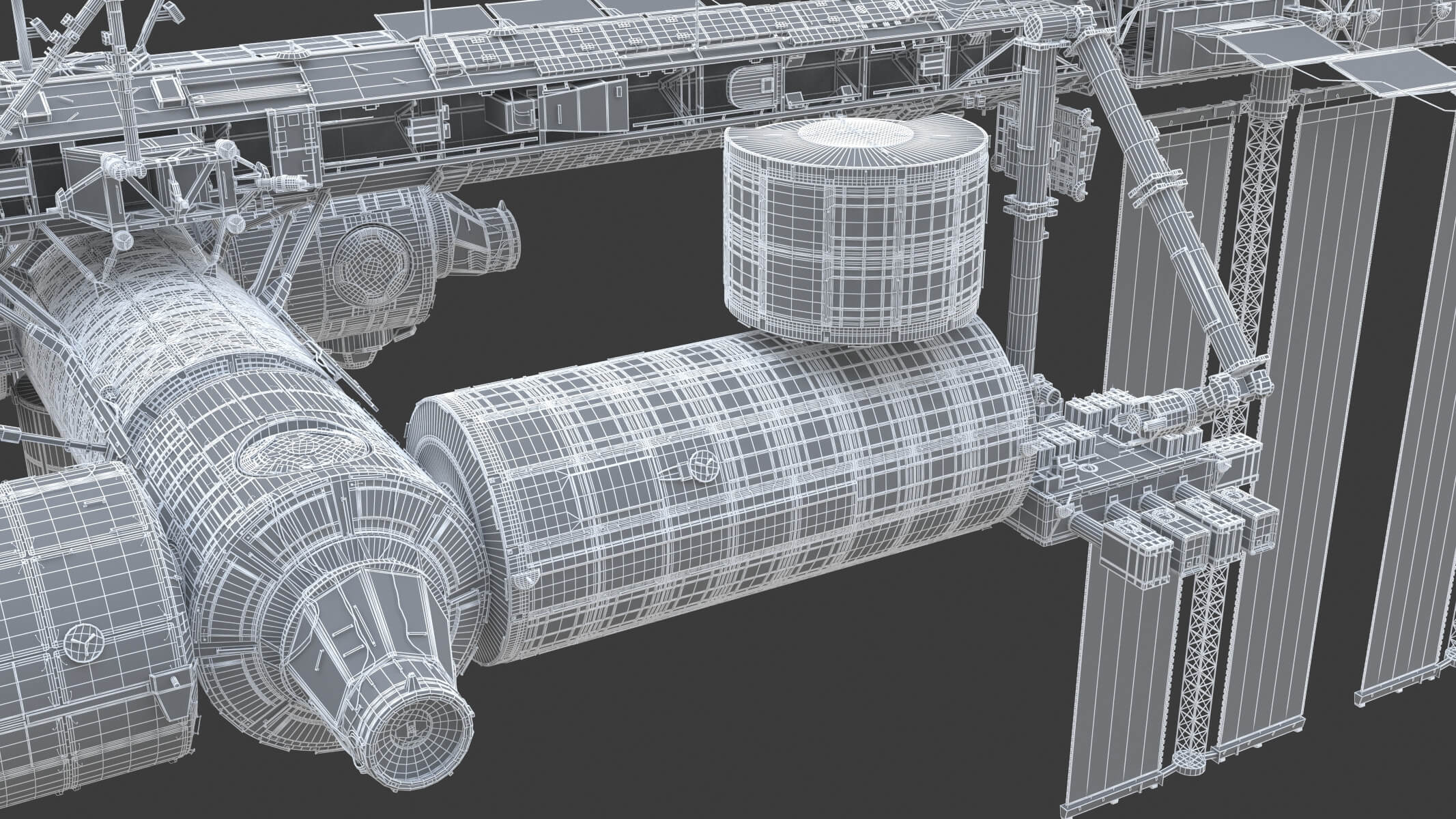 International Space Station (ISS) - 3D Model by frezzy