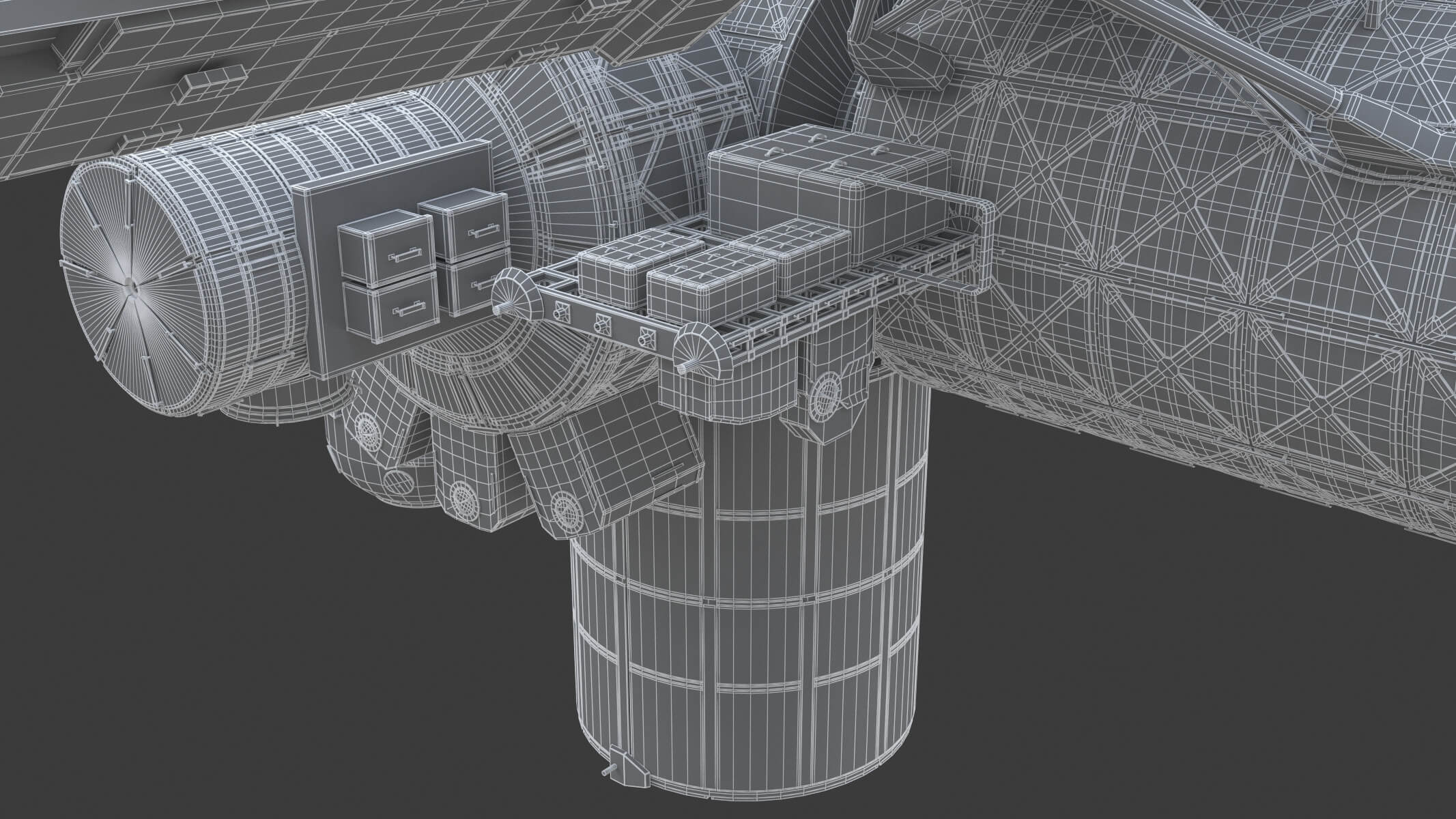 International Space Station (ISS) - 3D Model by frezzy