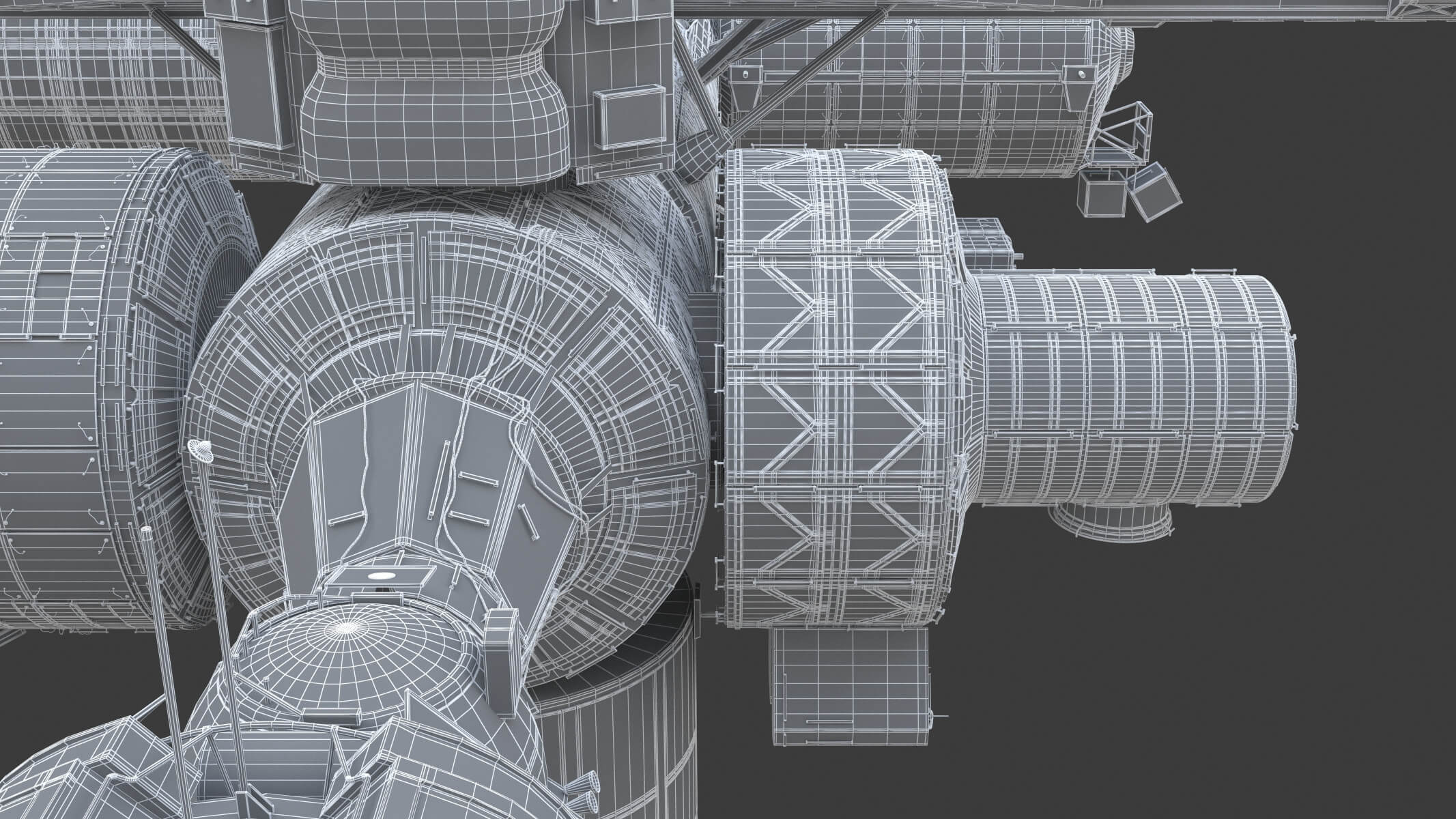 International Space Station (ISS) - 3D Model by frezzy