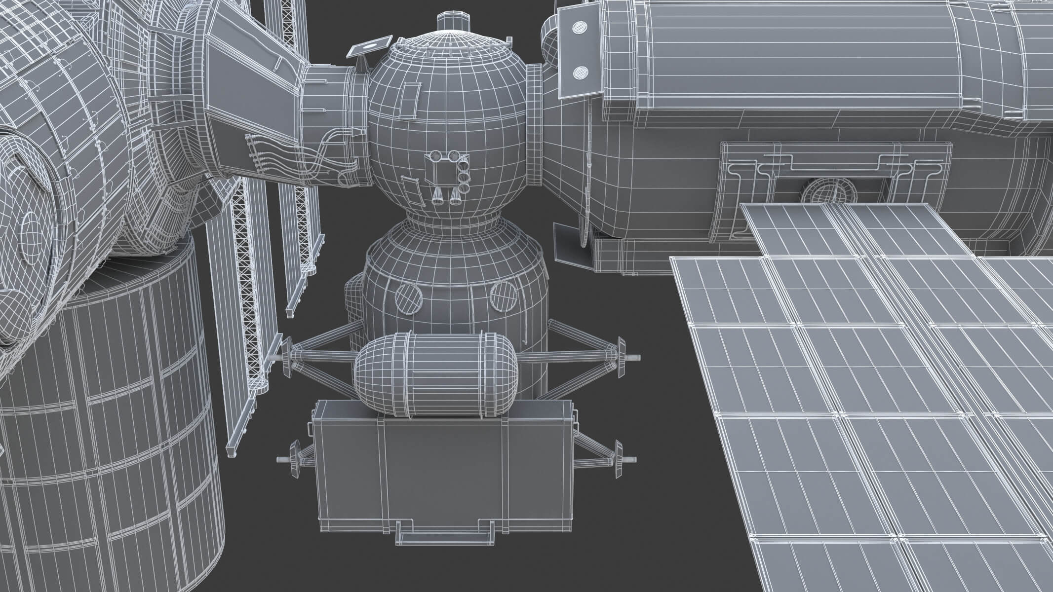 International Space Station (ISS) - 3D Model by frezzy