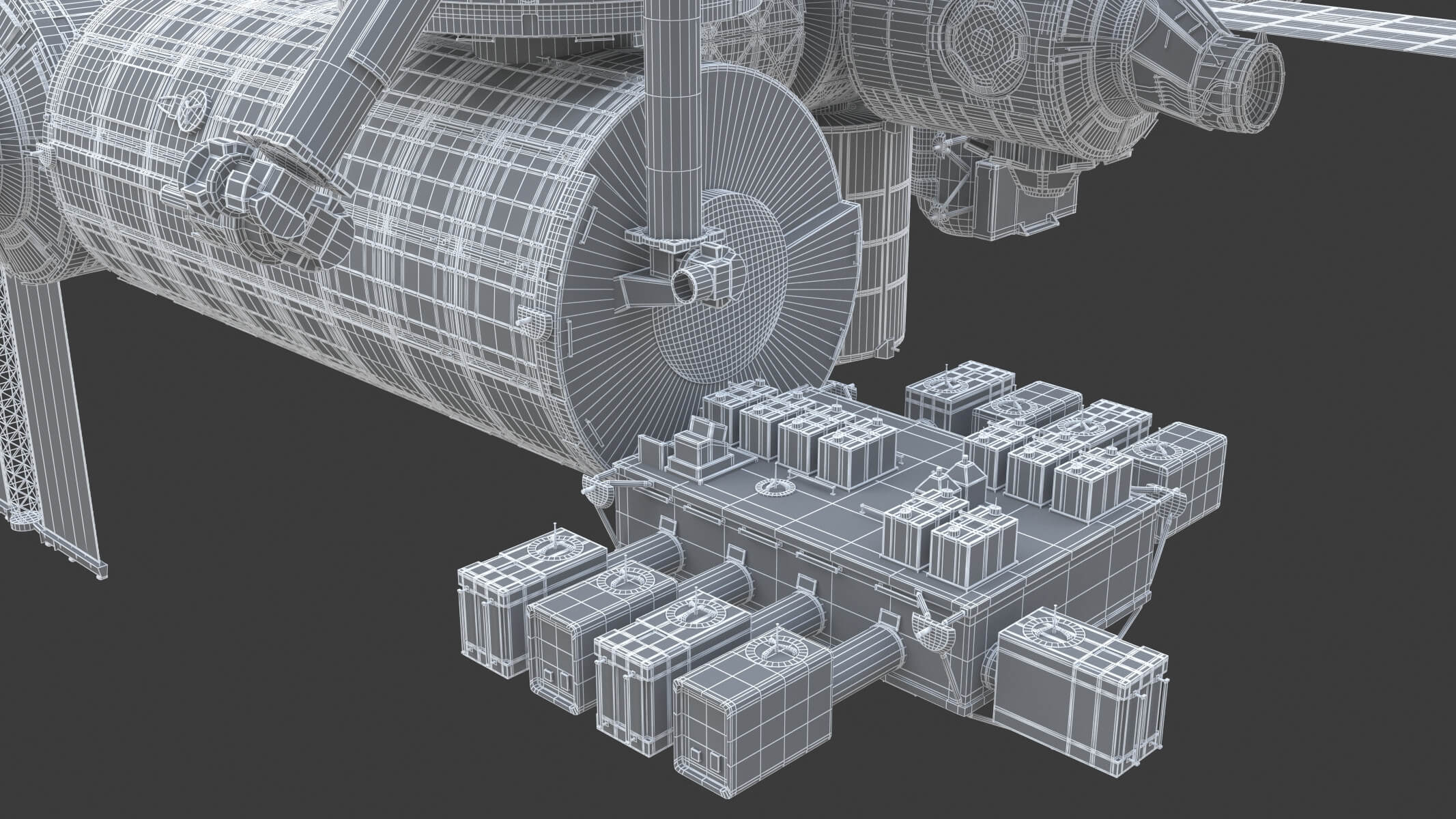 International Space Station (ISS) - 3D Model by frezzy