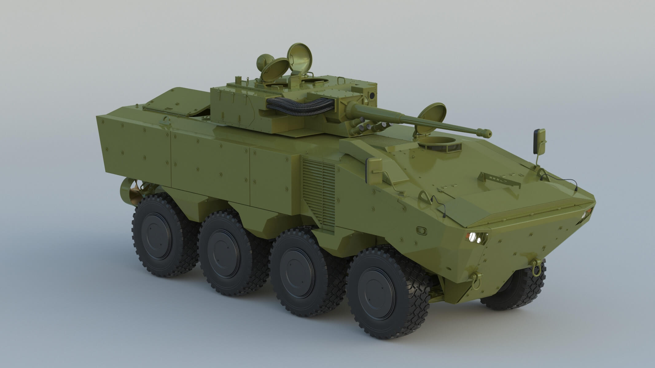 Iveco Superav Amphibious Armored Vehicle - 3D Model by frezzy