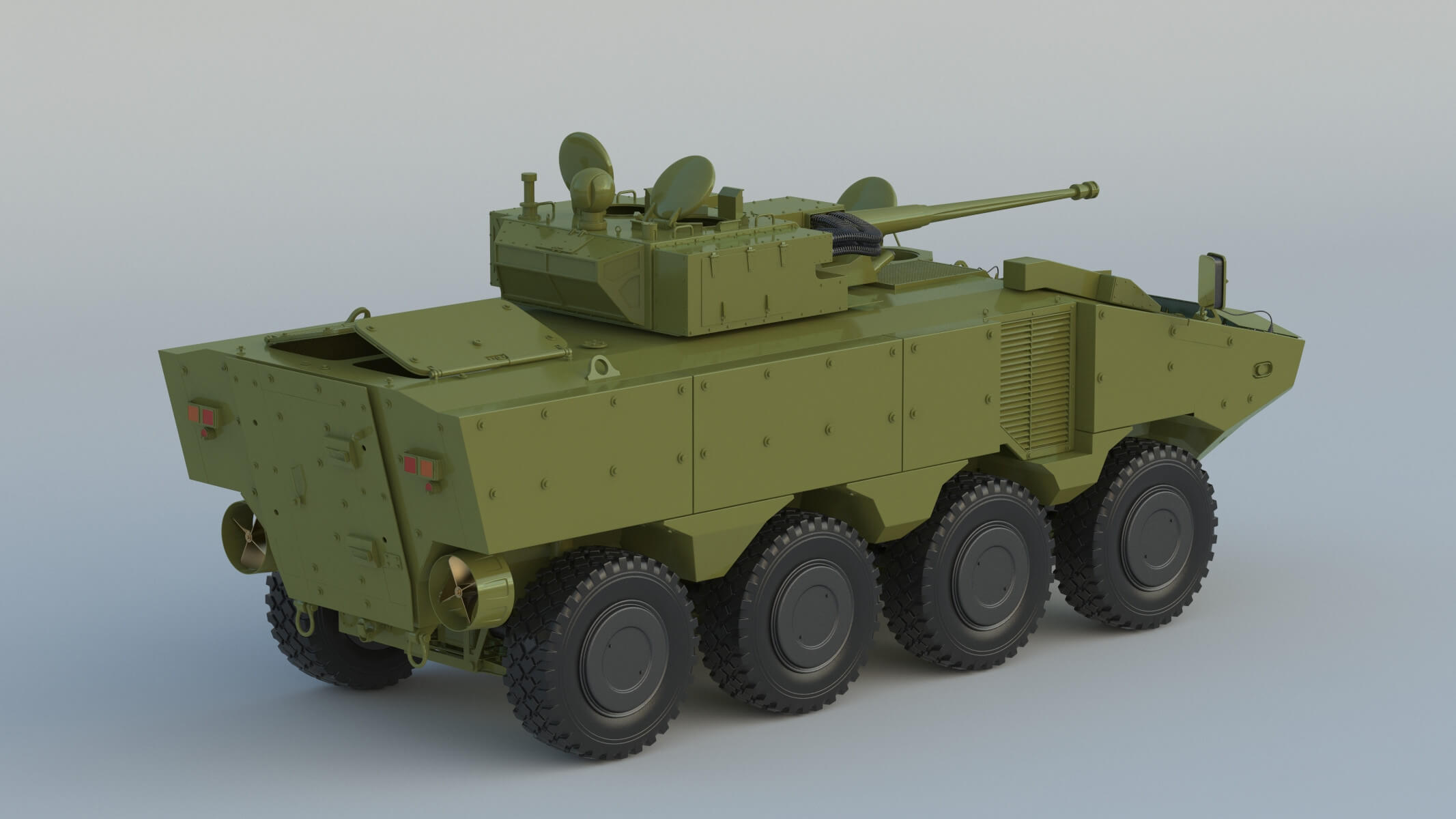 Iveco Superav Amphibious Armored Vehicle - 3D Model by frezzy