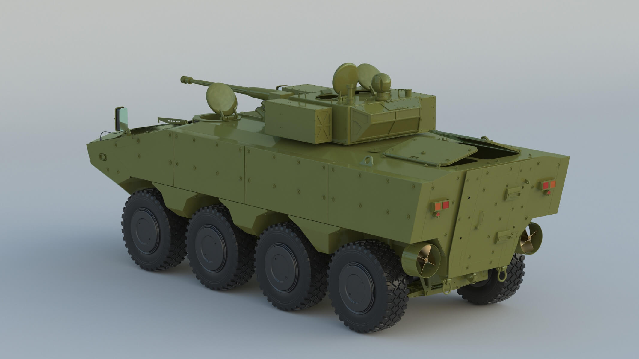 Iveco Superav Amphibious Armored Vehicle - 3D Model by frezzy