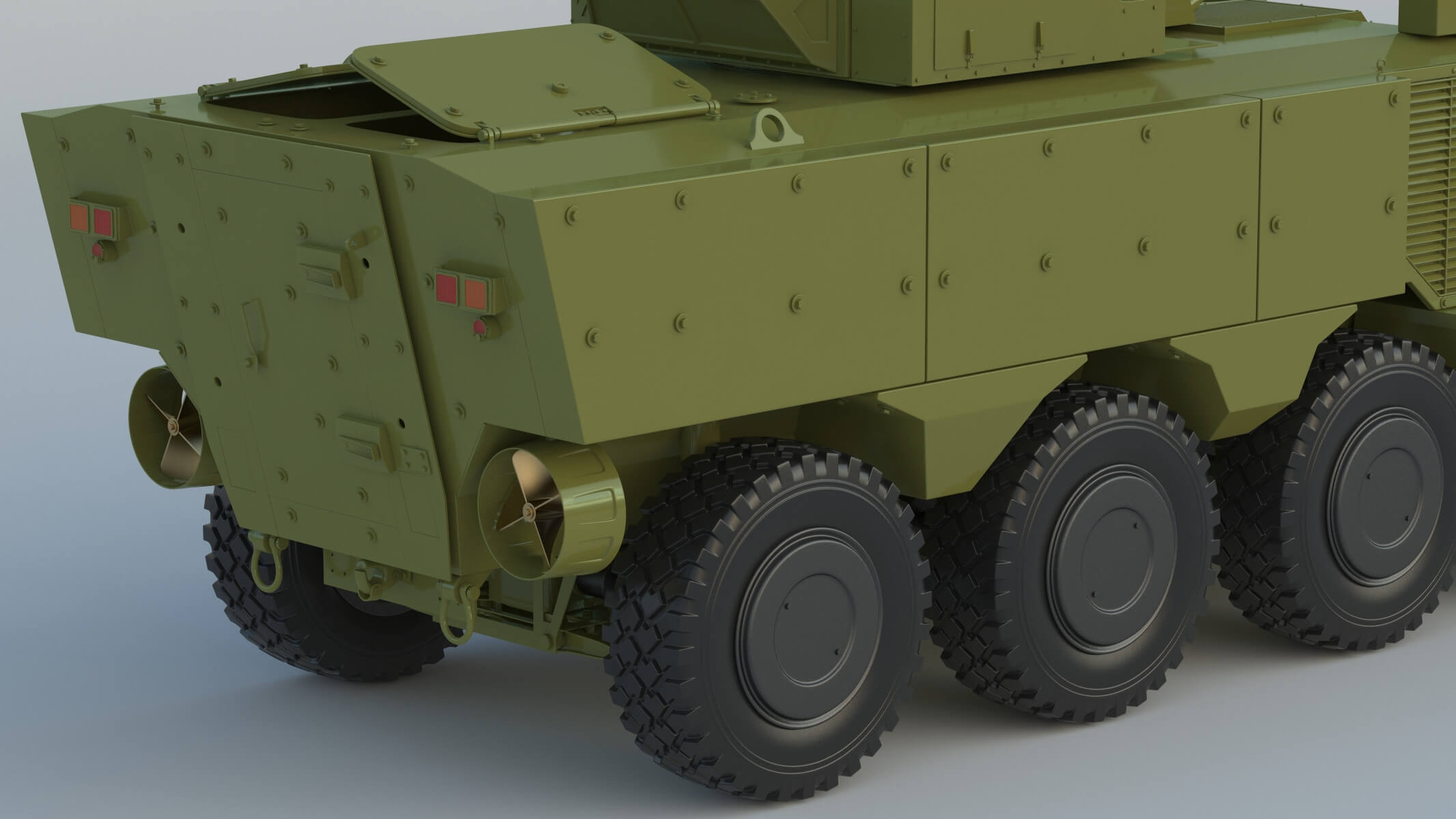 Iveco Superav Amphibious Armored Vehicle - 3D Model by frezzy