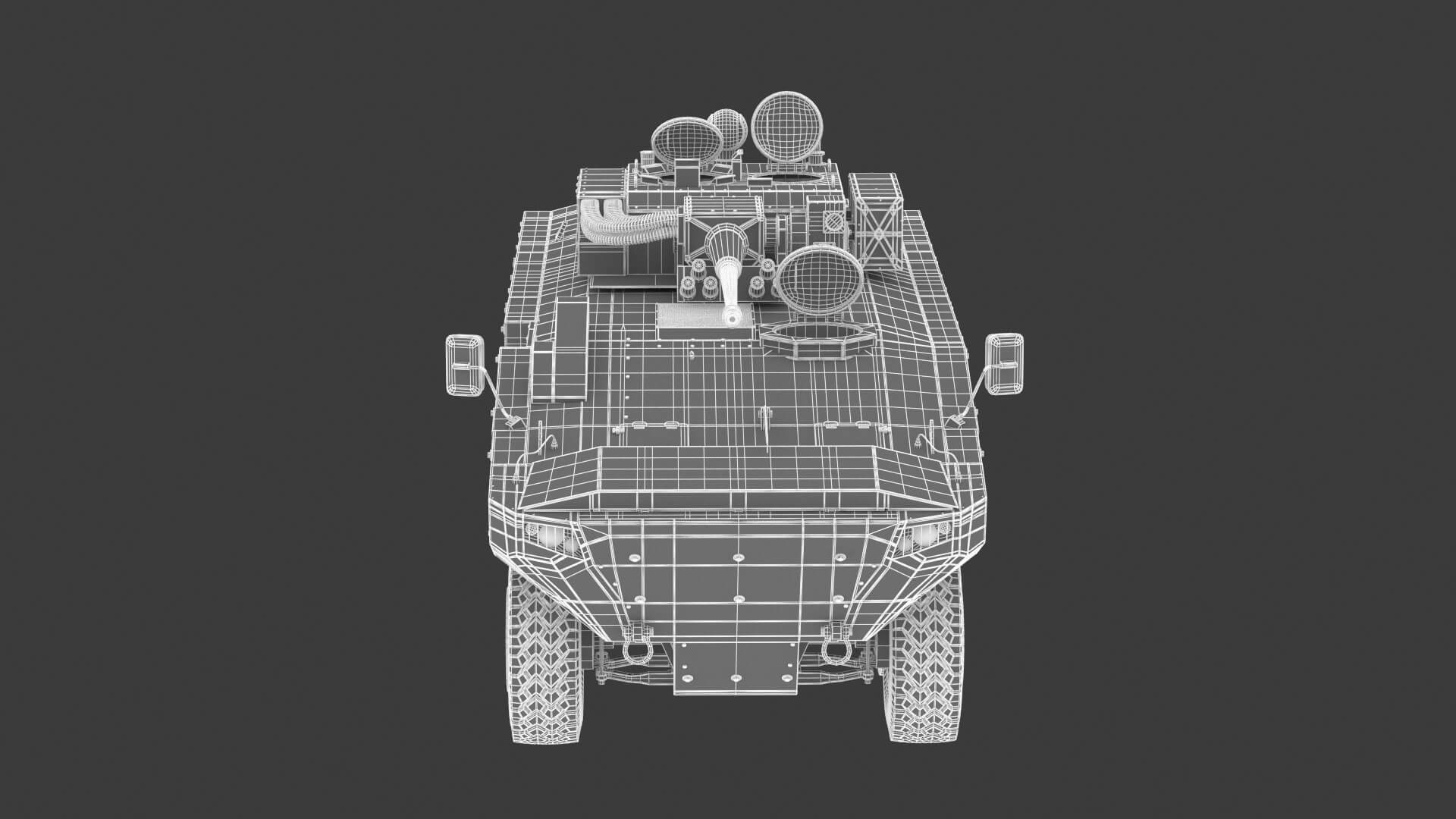 Iveco Superav Amphibious Armored Vehicle - 3D Model by frezzy