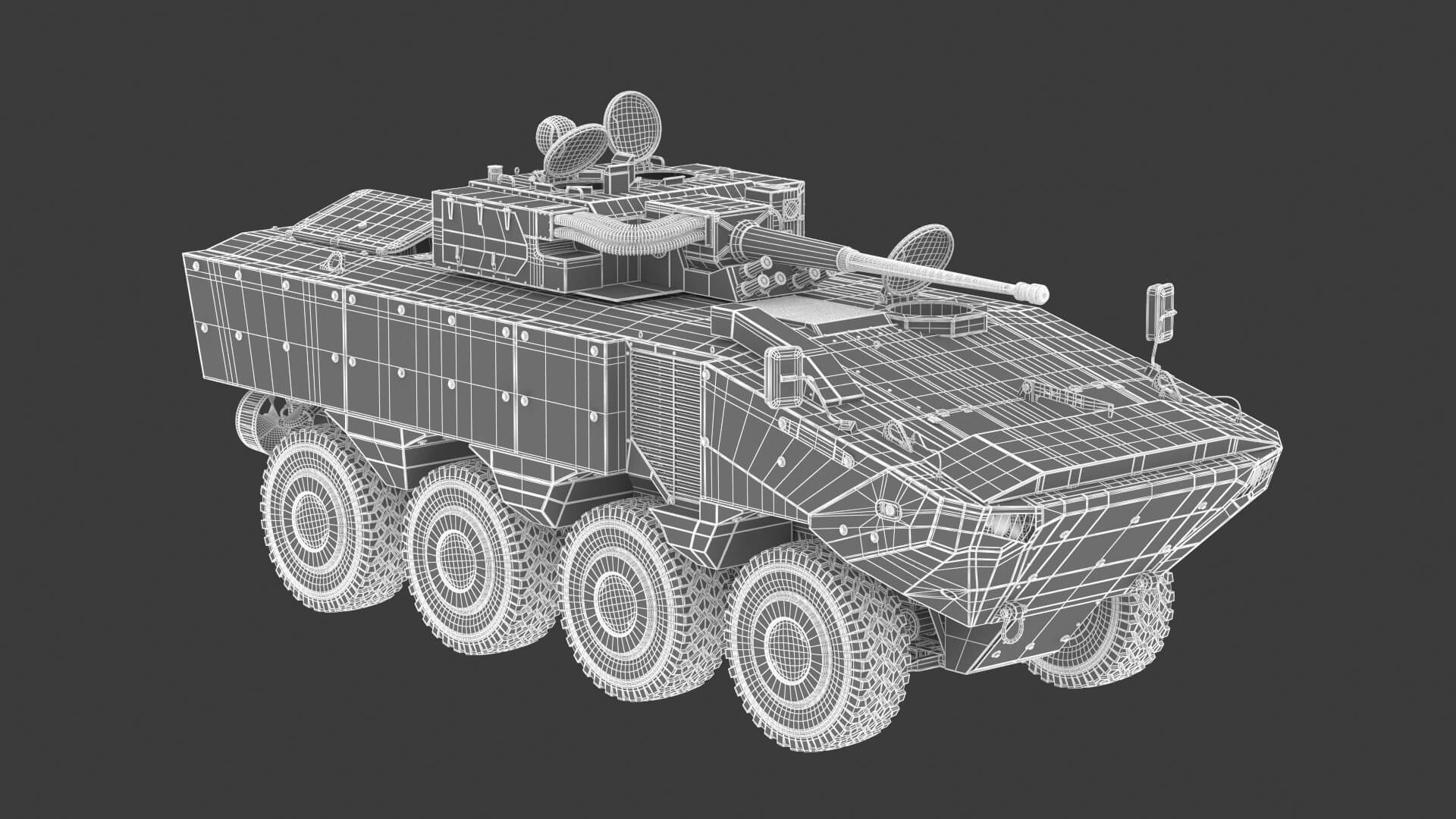 Iveco Superav Amphibious Armored Vehicle - 3D Model by frezzy