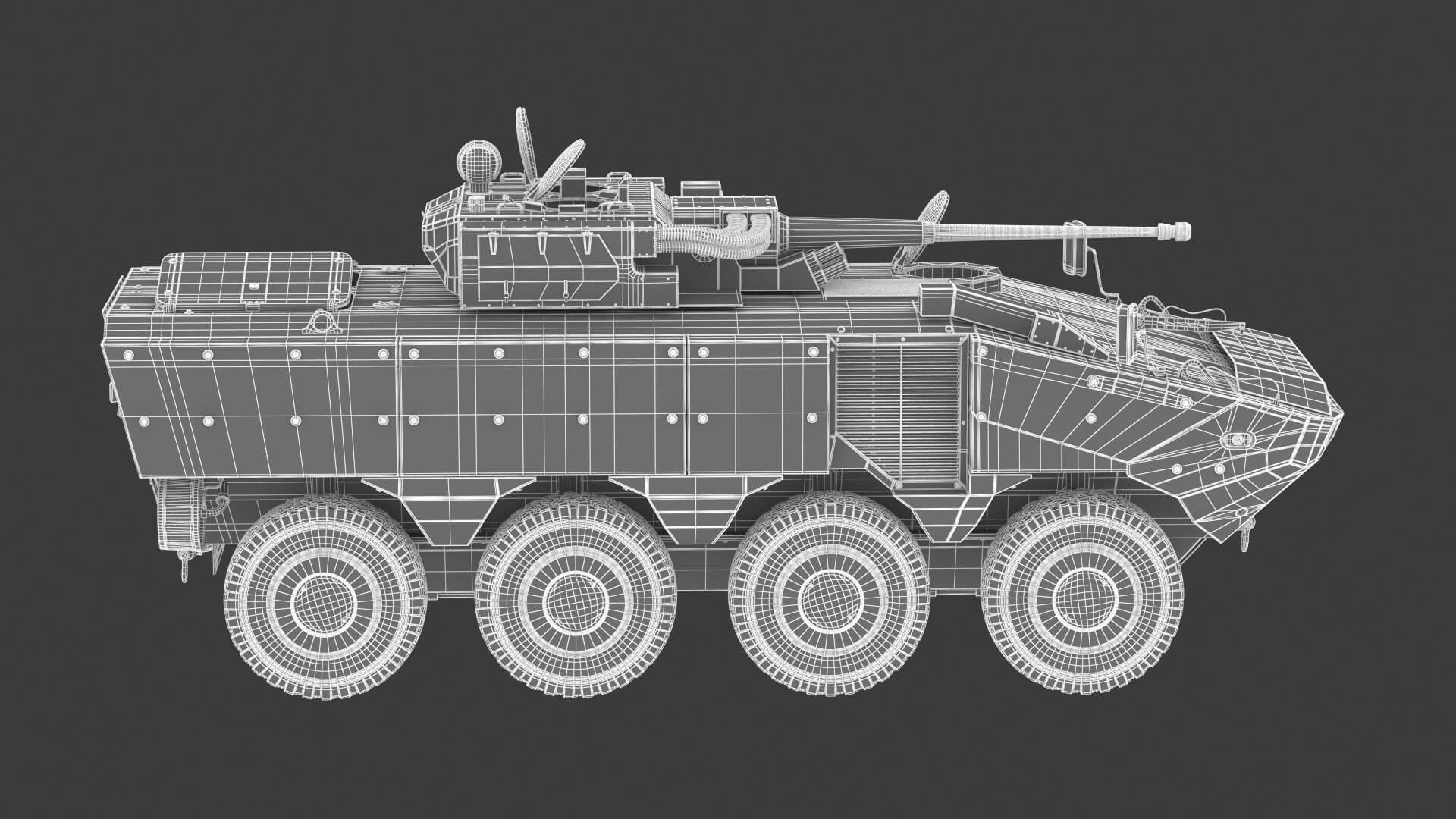 Iveco Superav Amphibious Armored Vehicle - 3D Model by frezzy