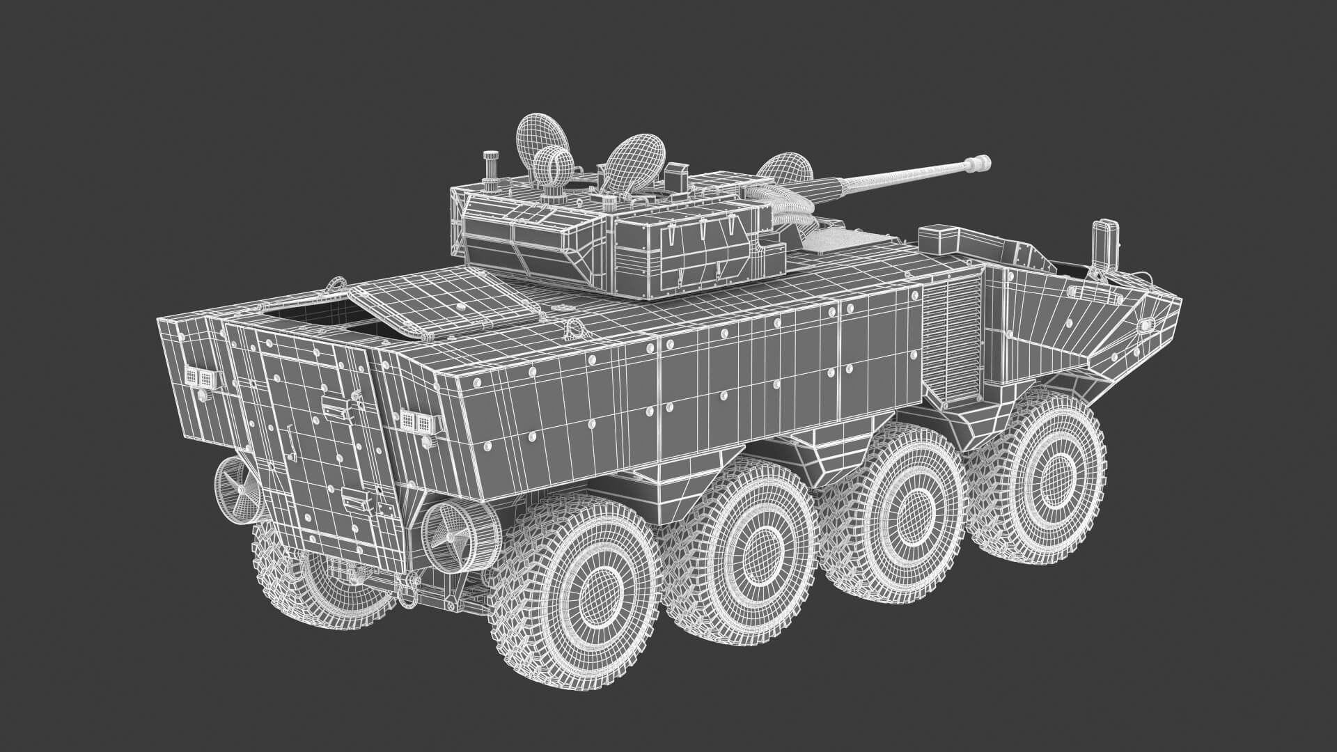 Iveco Superav Amphibious Armored Vehicle - 3D Model by frezzy