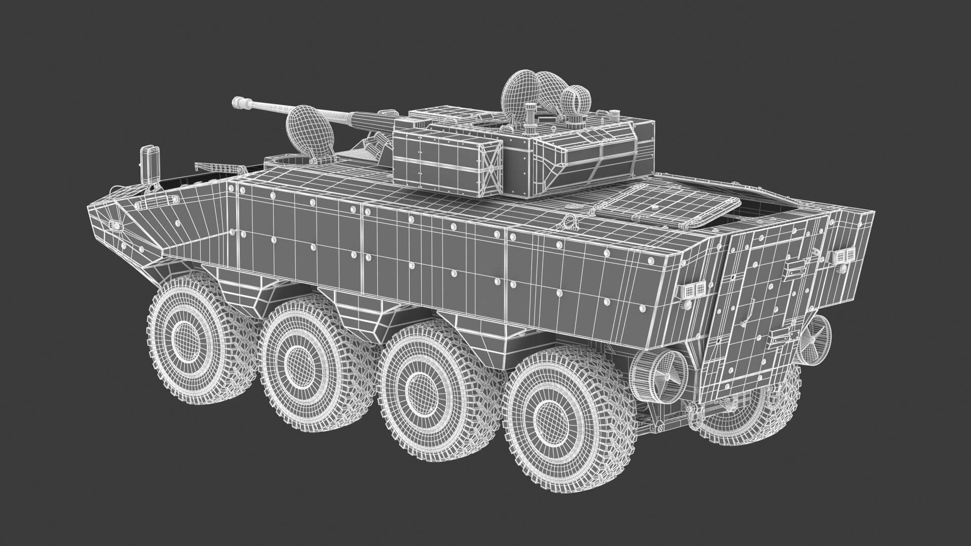 Iveco Superav Amphibious Armored Vehicle - 3D Model by frezzy