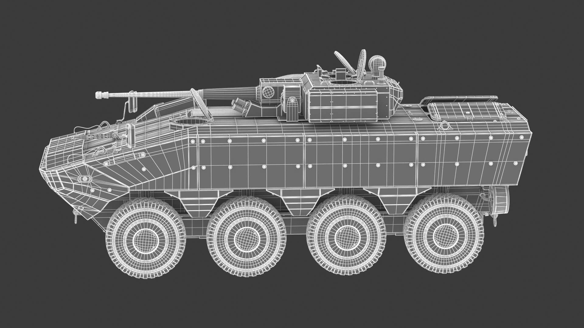 Iveco Superav Amphibious Armored Vehicle - 3D Model by frezzy