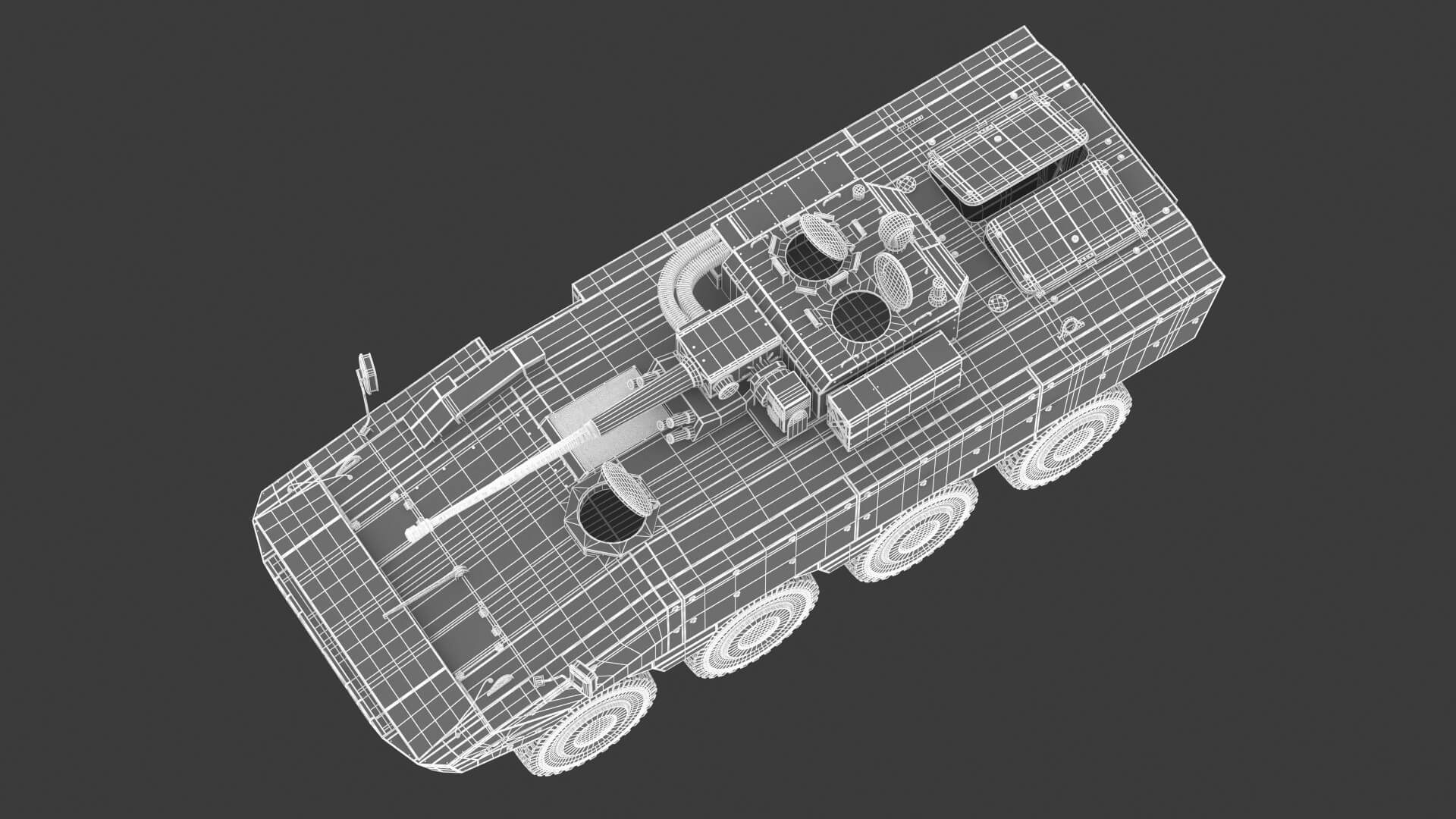 Iveco Superav Amphibious Armored Vehicle - 3D Model by frezzy