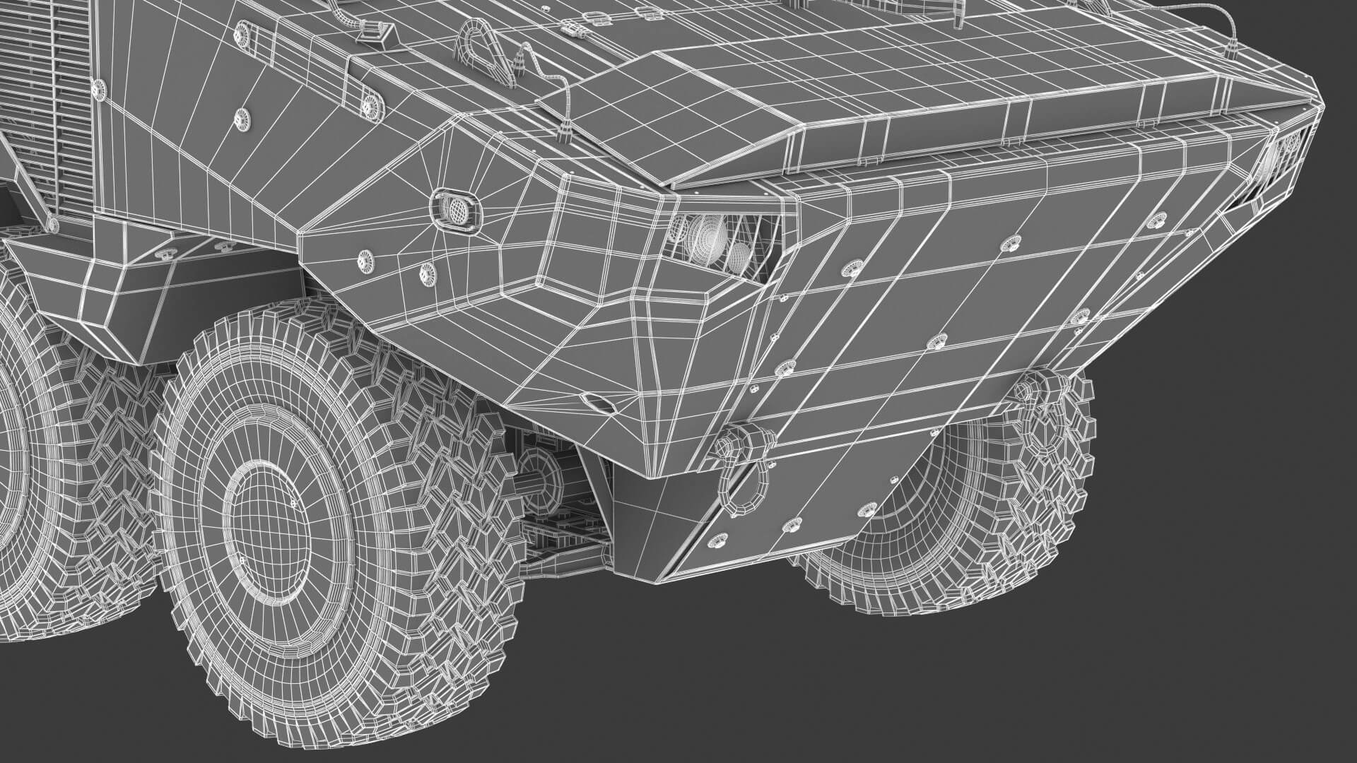 Iveco Superav Amphibious Armored Vehicle - 3D Model by frezzy
