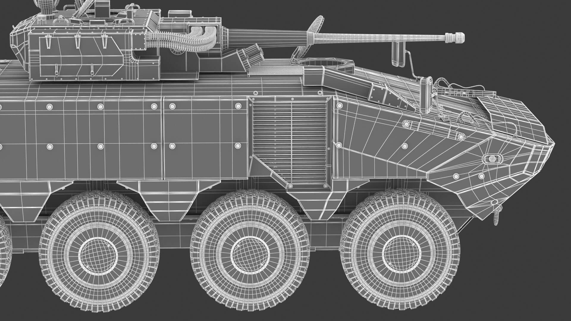 Iveco Superav Amphibious Armored Vehicle - 3D Model by frezzy