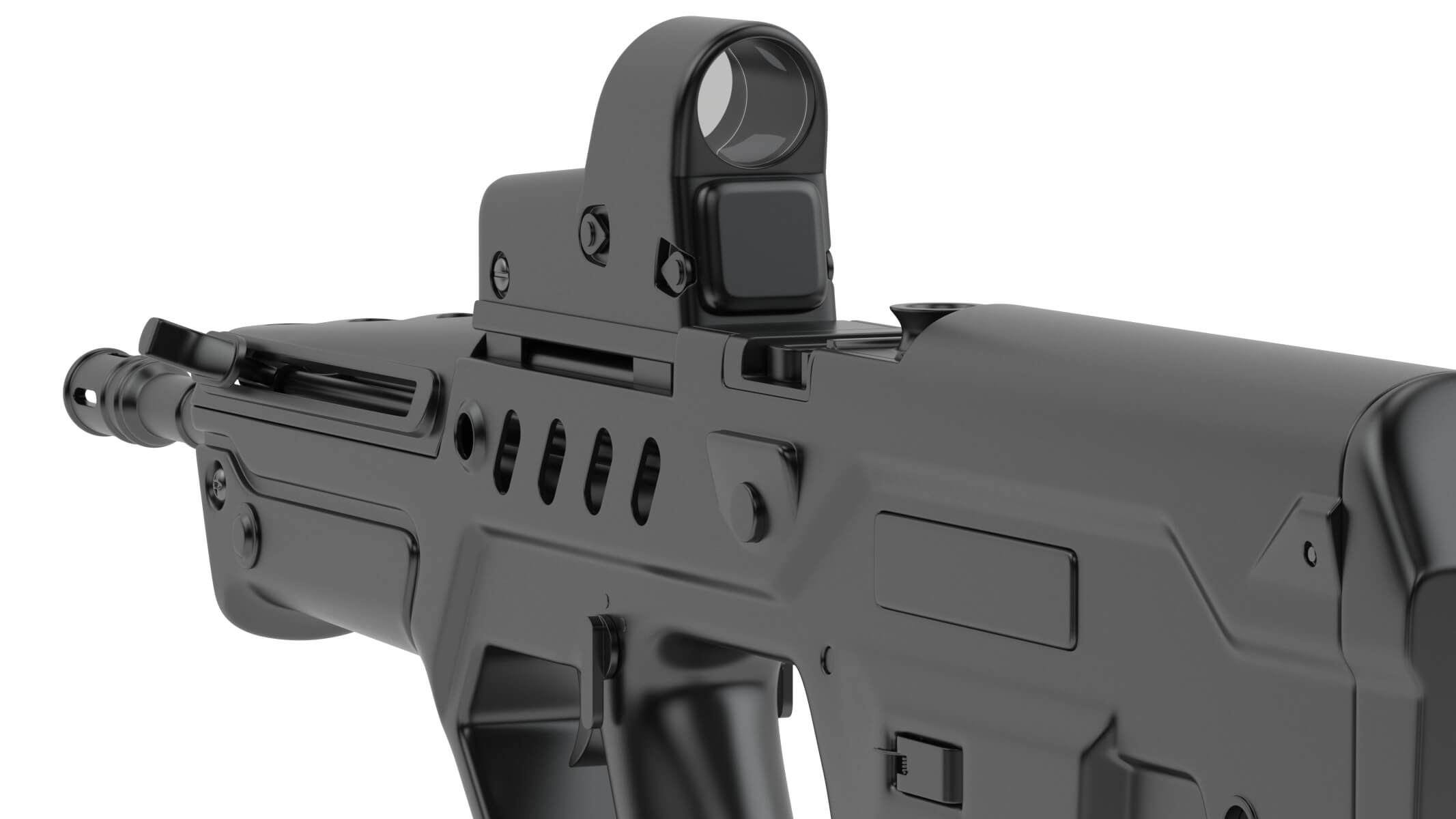 IWI Tavor Bullpup Assault Rifle - 3D Model by frezzy
