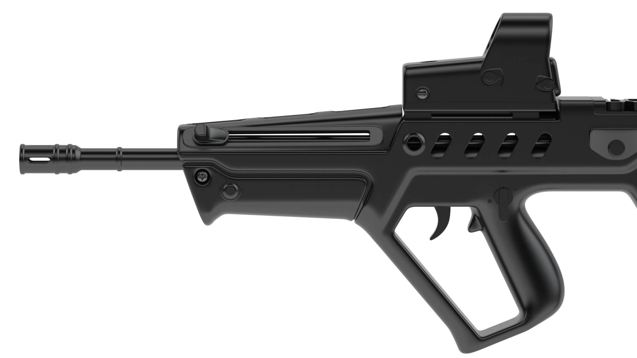 IWI Tavor Bullpup Assault Rifle - 3D Model by frezzy