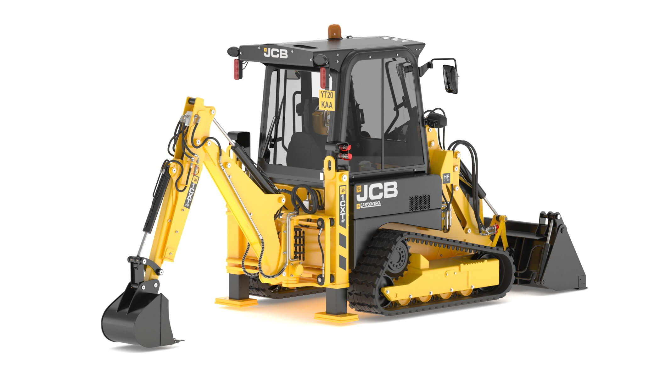 JCB Backhoe Loaders 1Cxt - 3D Model by frezzy