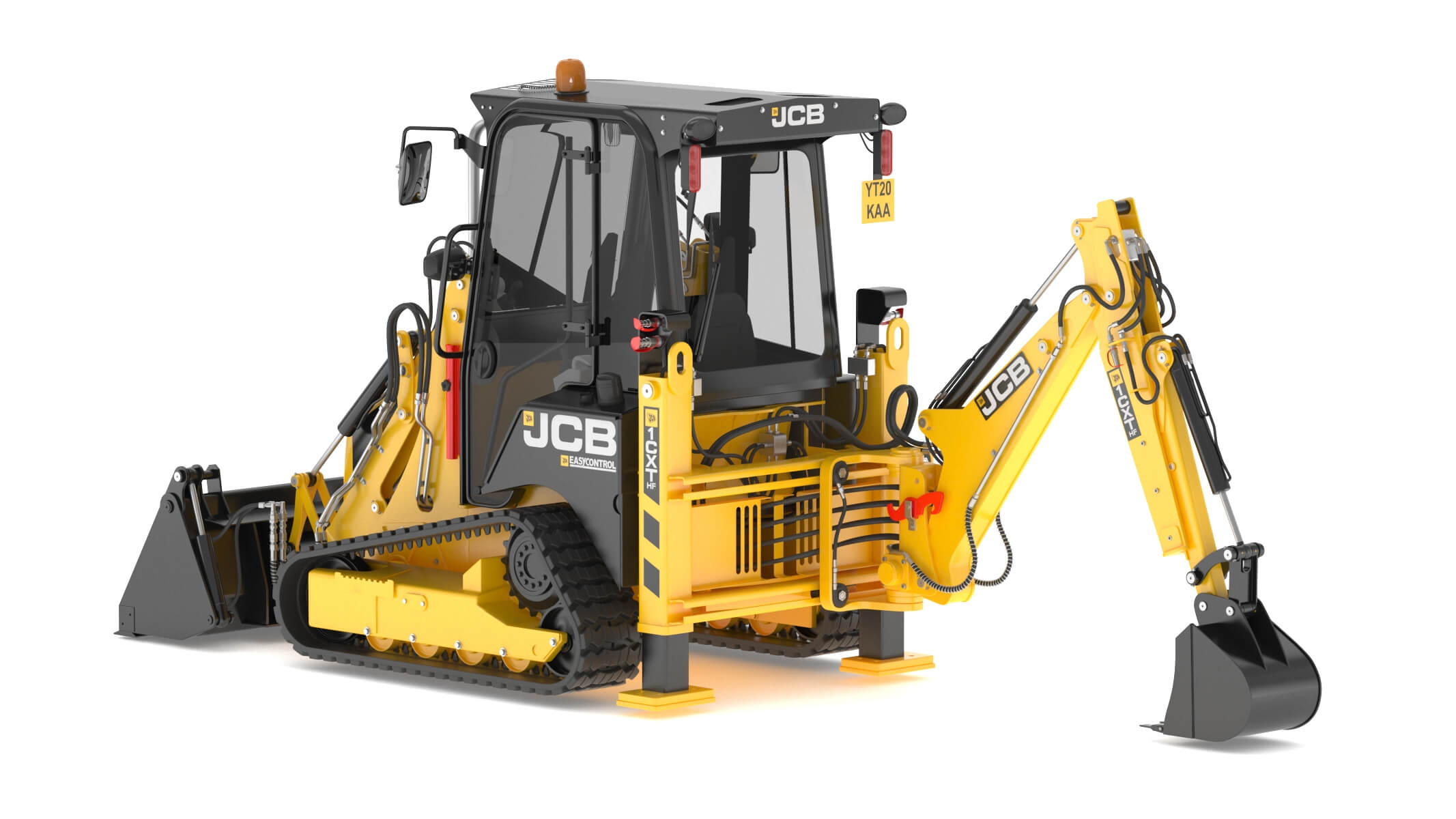 JCB Backhoe Loaders 1Cxt - 3D Model by frezzy