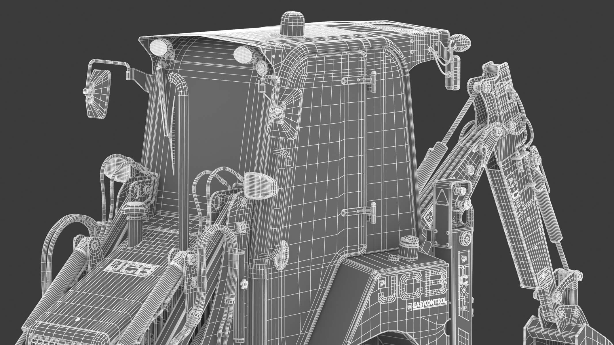 JCB Backhoe Loaders 1Cxt - 3D Model by frezzy