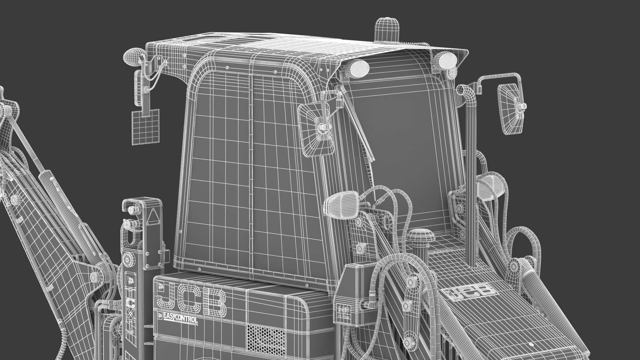 JCB Backhoe Loaders 1Cxt - 3D Model by frezzy