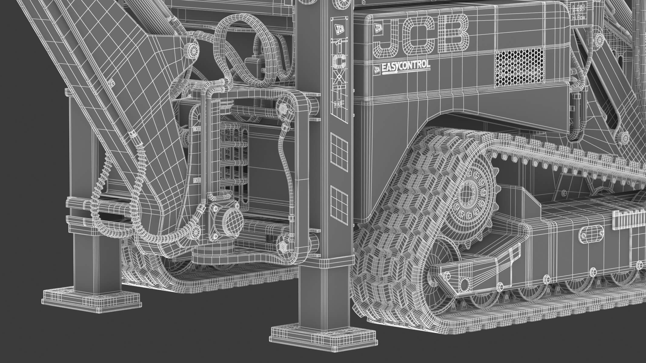 JCB Backhoe Loaders 1Cxt - 3D Model by frezzy