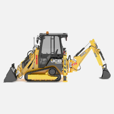 JCB Backhoe Loaders 1Cxt - 3D Model by frezzy