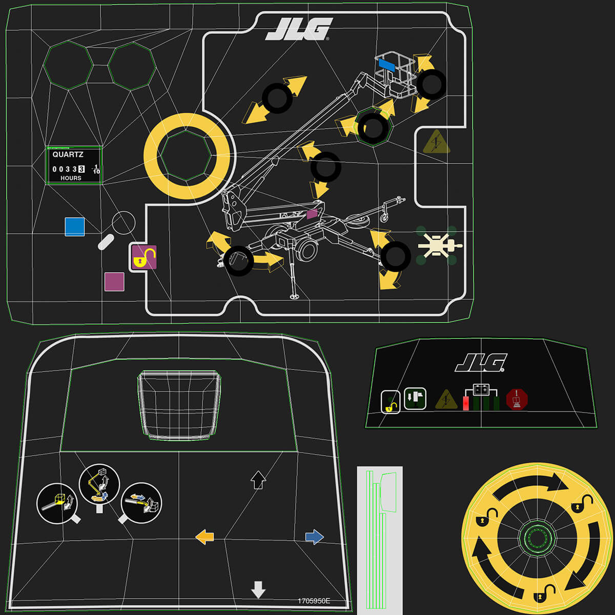JLG T350 - 3D Model by frezzy