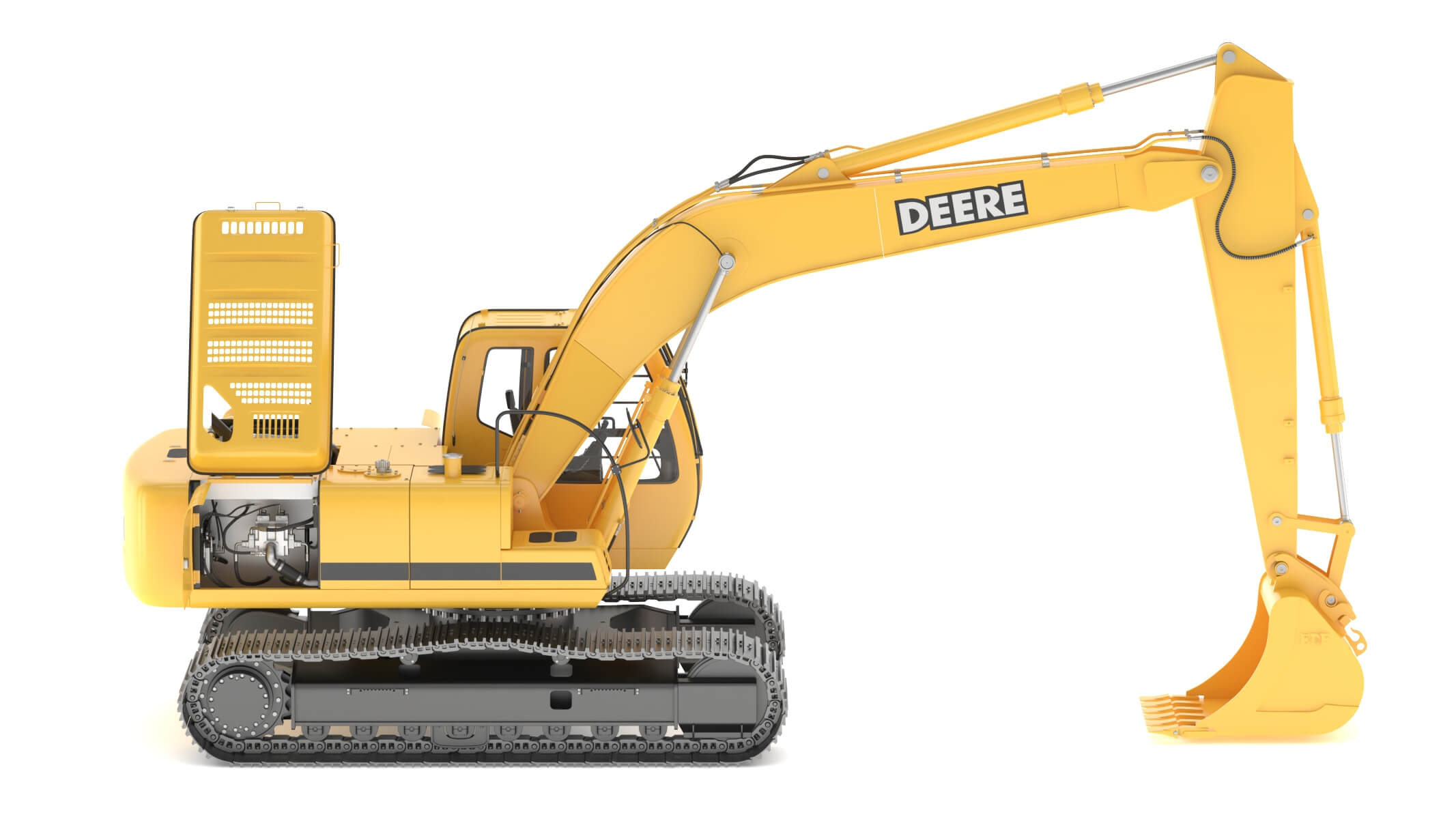 John Deere 200Lc Hydraulic Excavator - 3D Model by frezzy