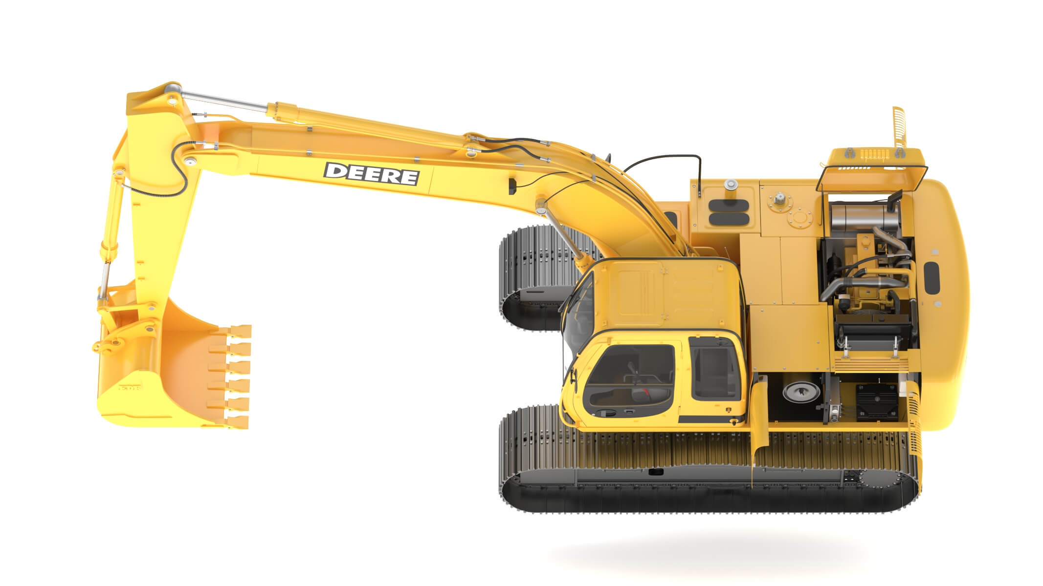 John Deere 200Lc Hydraulic Excavator - 3D Model by frezzy