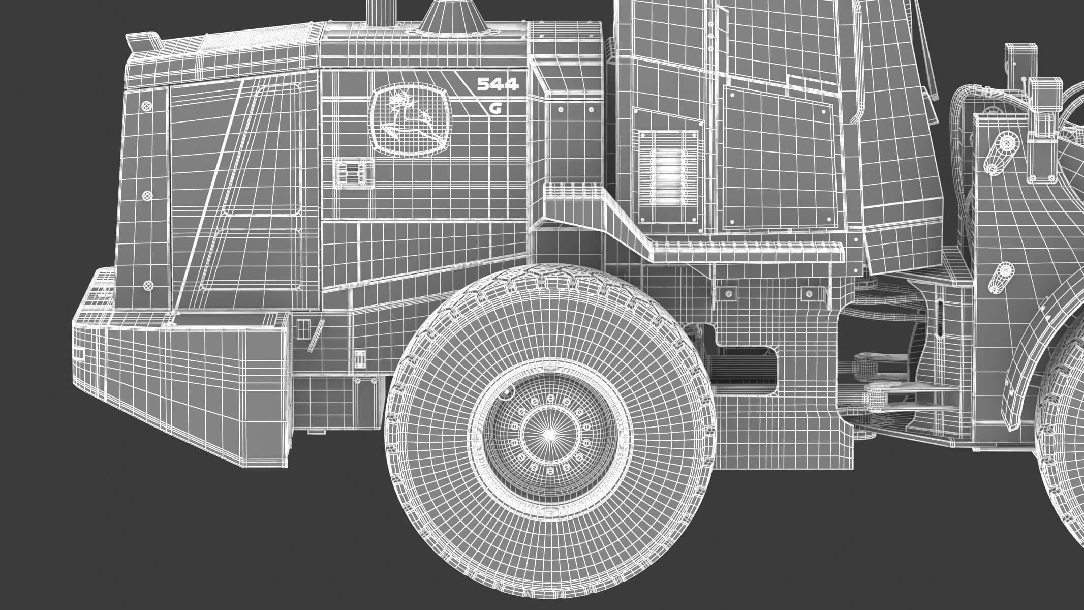 John Deere 544G - 3D Model by frezzy