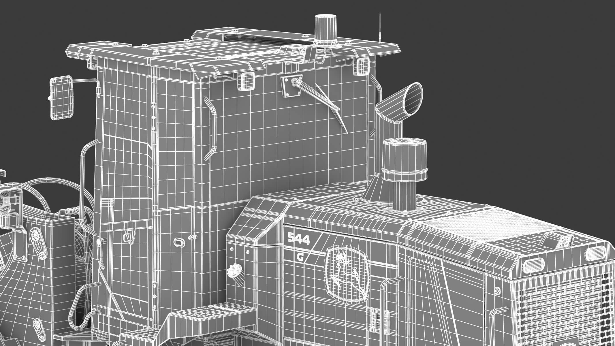 John Deere 544G - 3D Model by frezzy