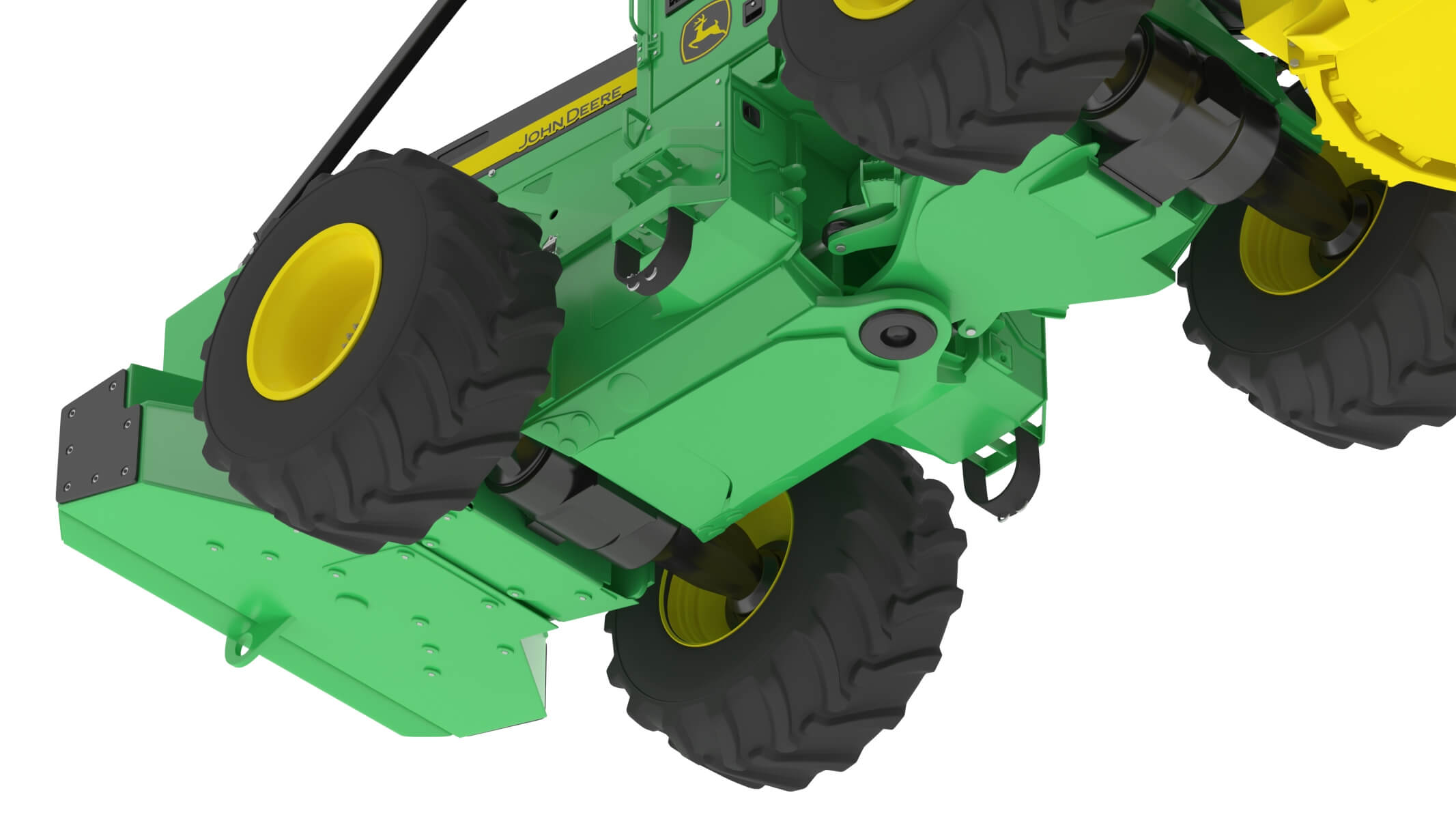 John Deere 643L-II Wheeled Feller Buncher 3D Model by frezzy