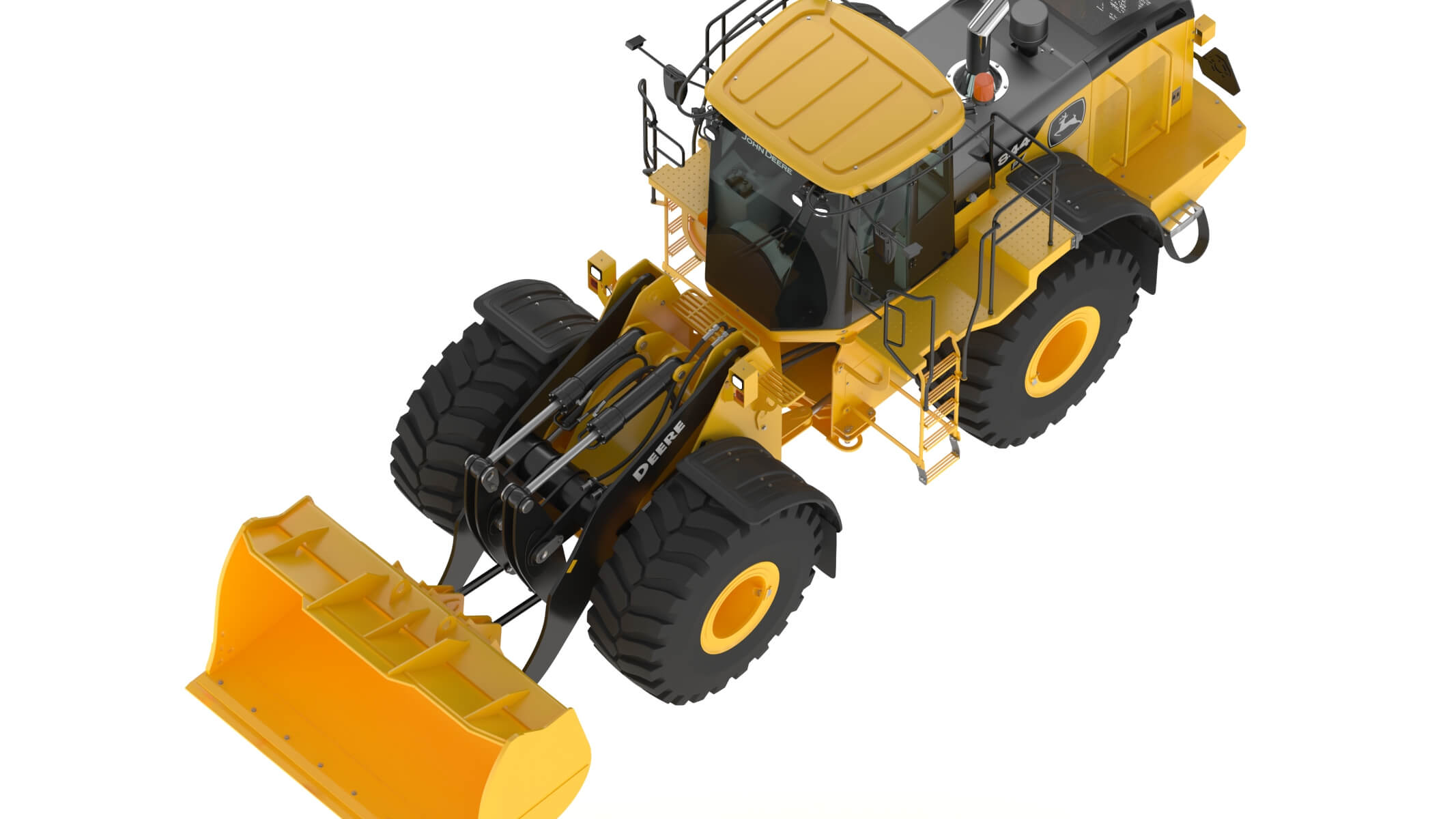 John Deere 844 P-Tier Wheel Loader 3D Model by frezzy